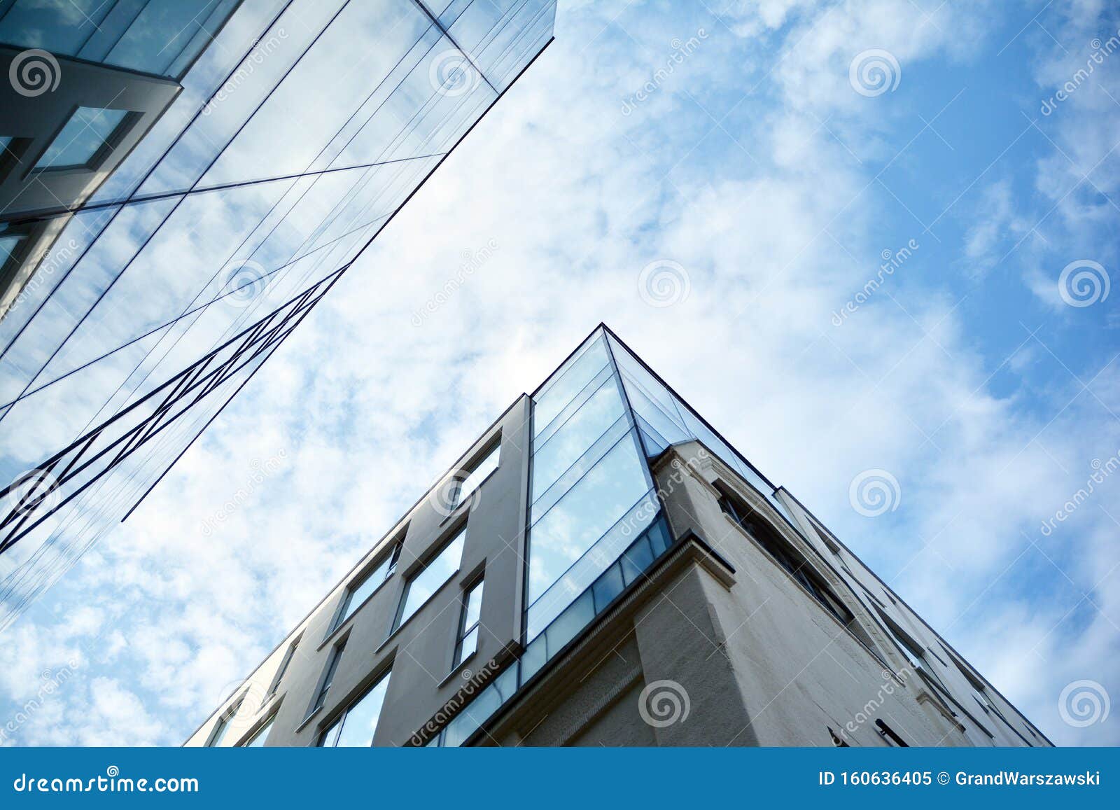 The Windows of a Modern Building for Offices. Business Buildings ...