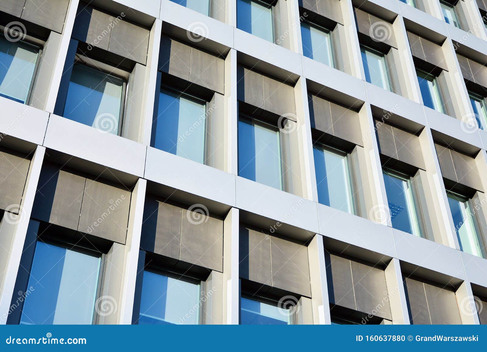 The Windows of a Modern Building for Offices. Business Buildings ...