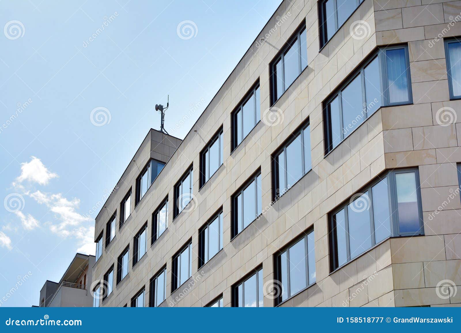The Windows of a Modern Building for Offices. Business Buildings ...