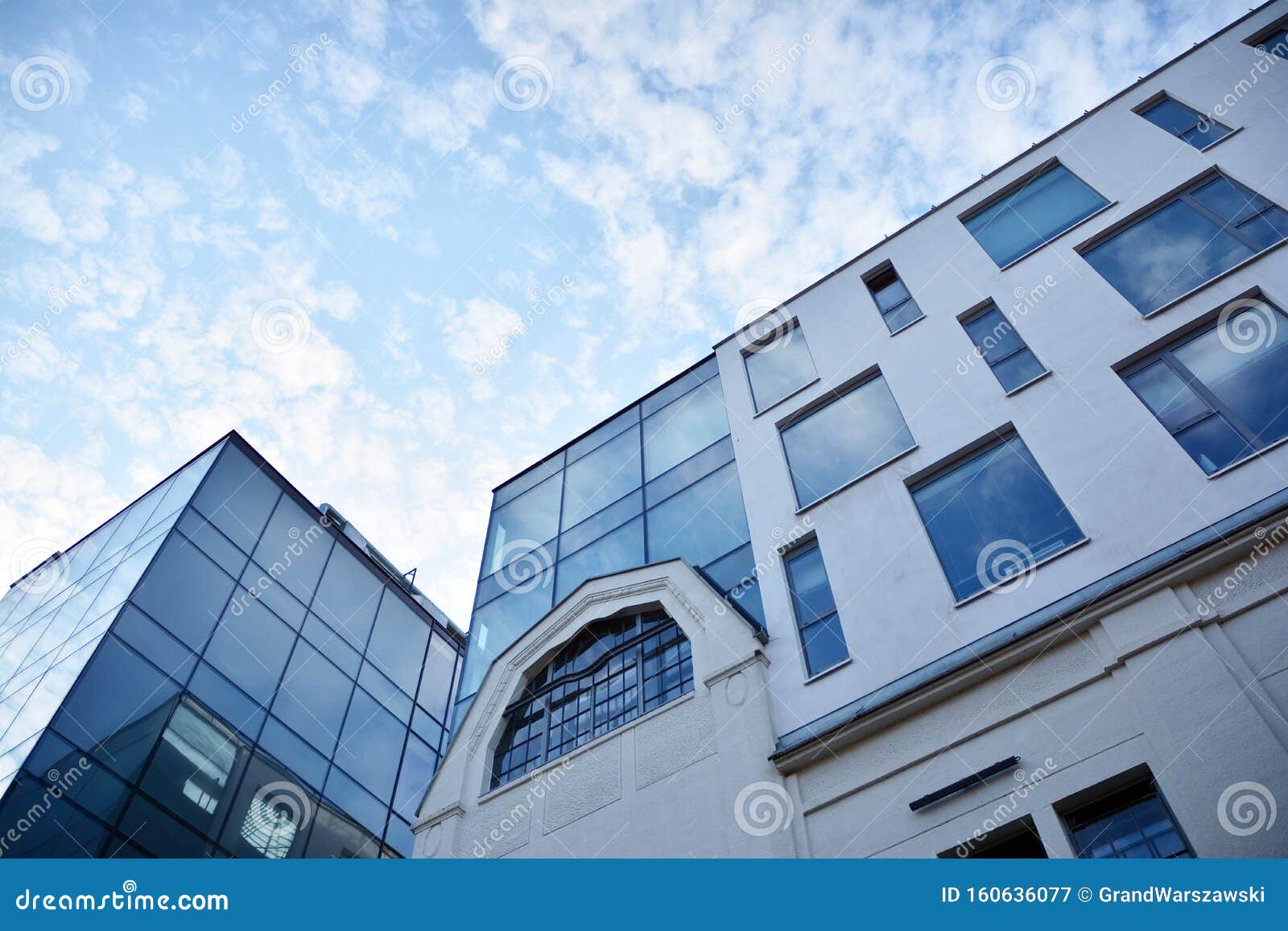The Windows of a Modern Building for Offices. Business Buildings ...