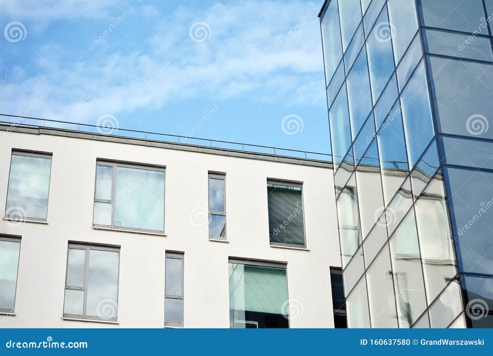The Windows of a Modern Building for Offices. Business Buildings ...