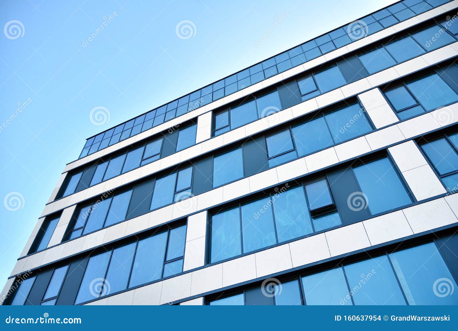 The Windows of a Modern Building for Offices. Business Buildings ...