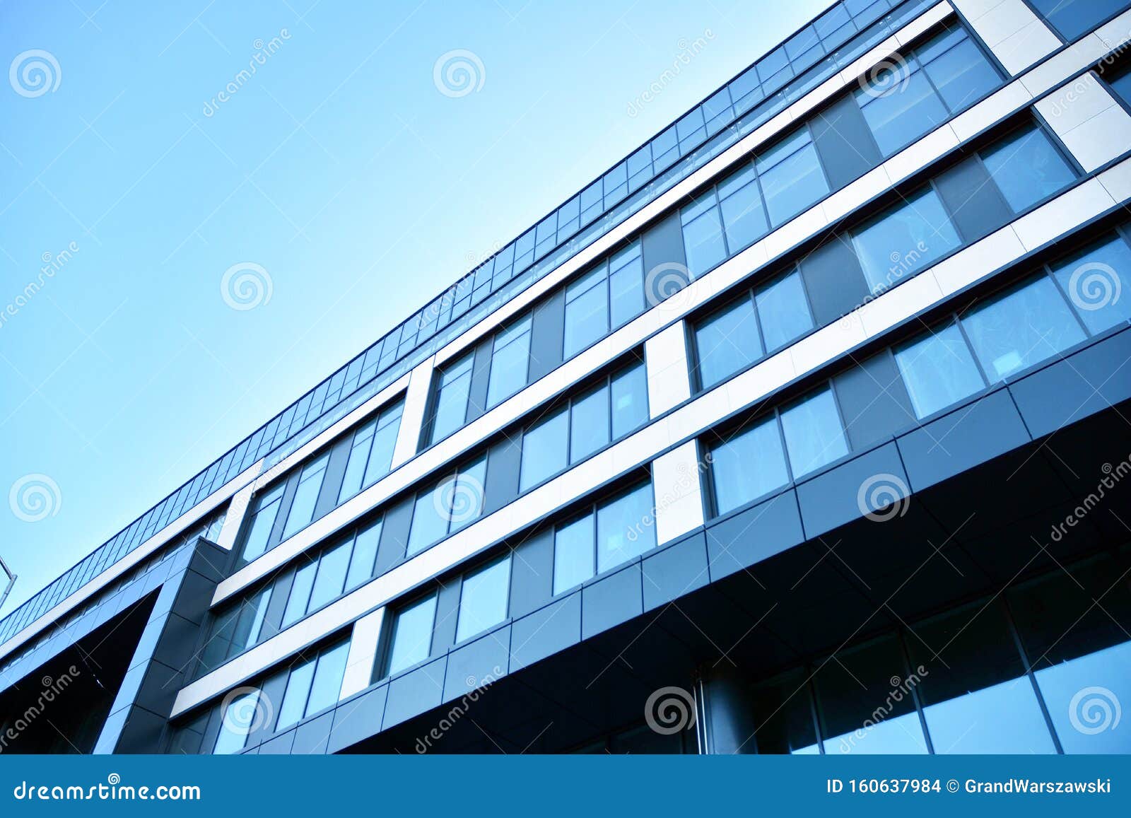 The Windows of a Modern Building for Offices. Business Buildings ...