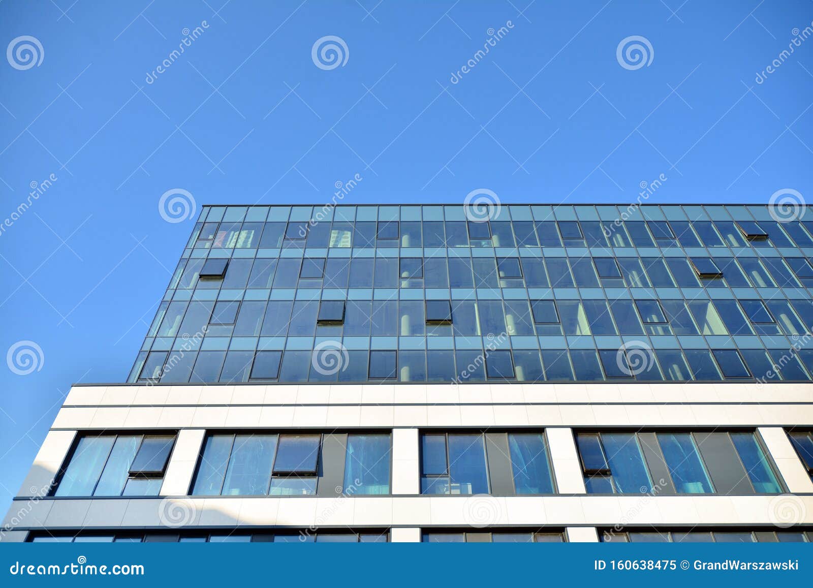 The Windows of a Modern Building for Offices. Business Buildings ...