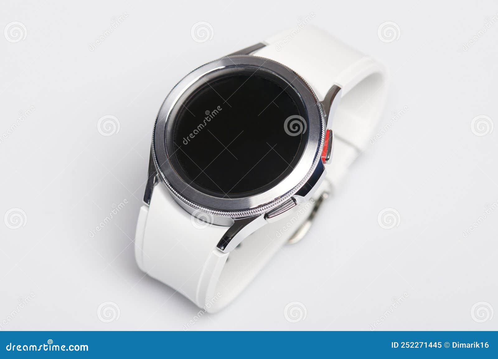 Perspective View of Modern Smartwatch Stock Image - Image of object ...