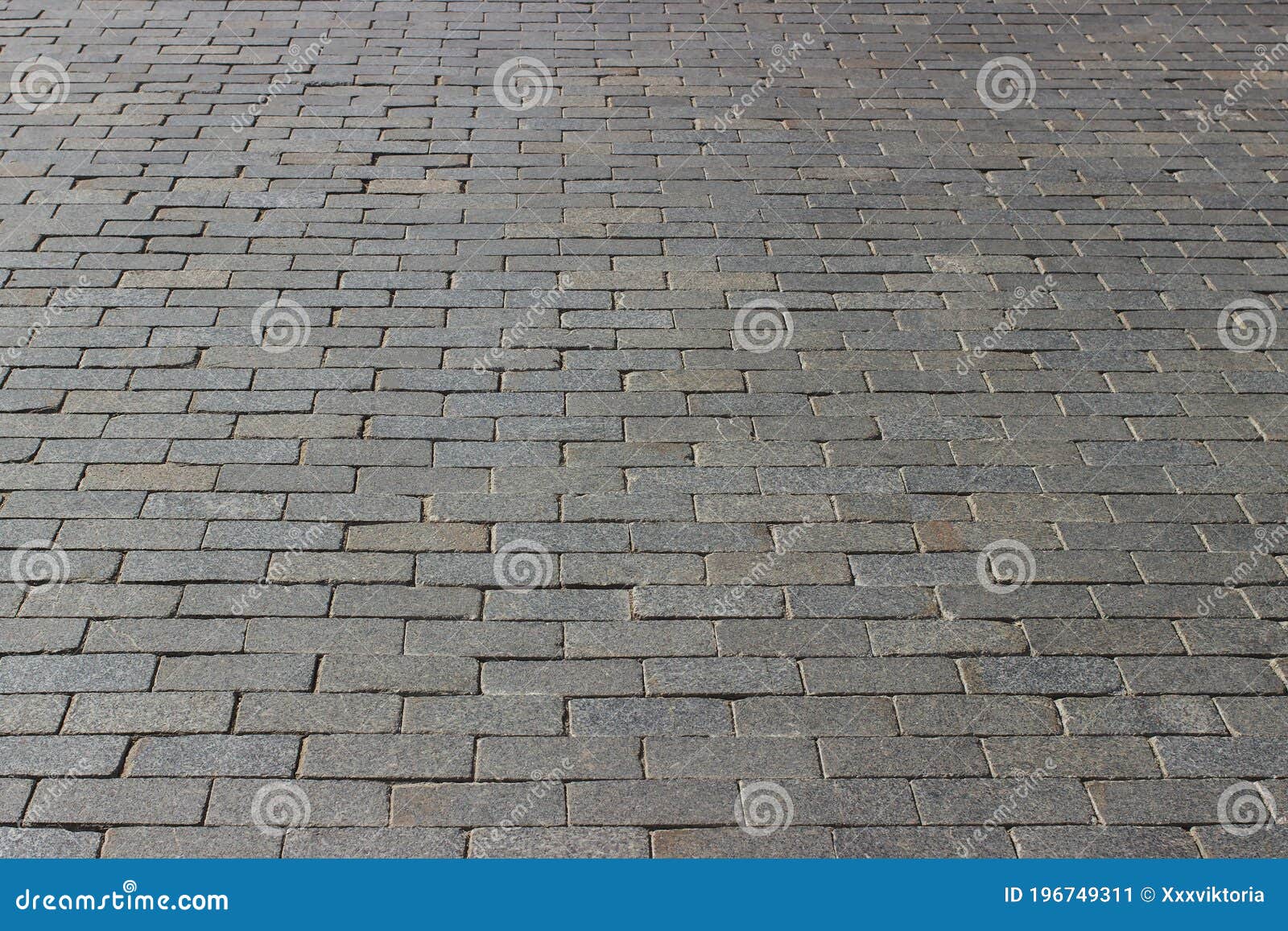 Top View On Paving Stone Road. Old Pavement Of Granite Texture Stock ...