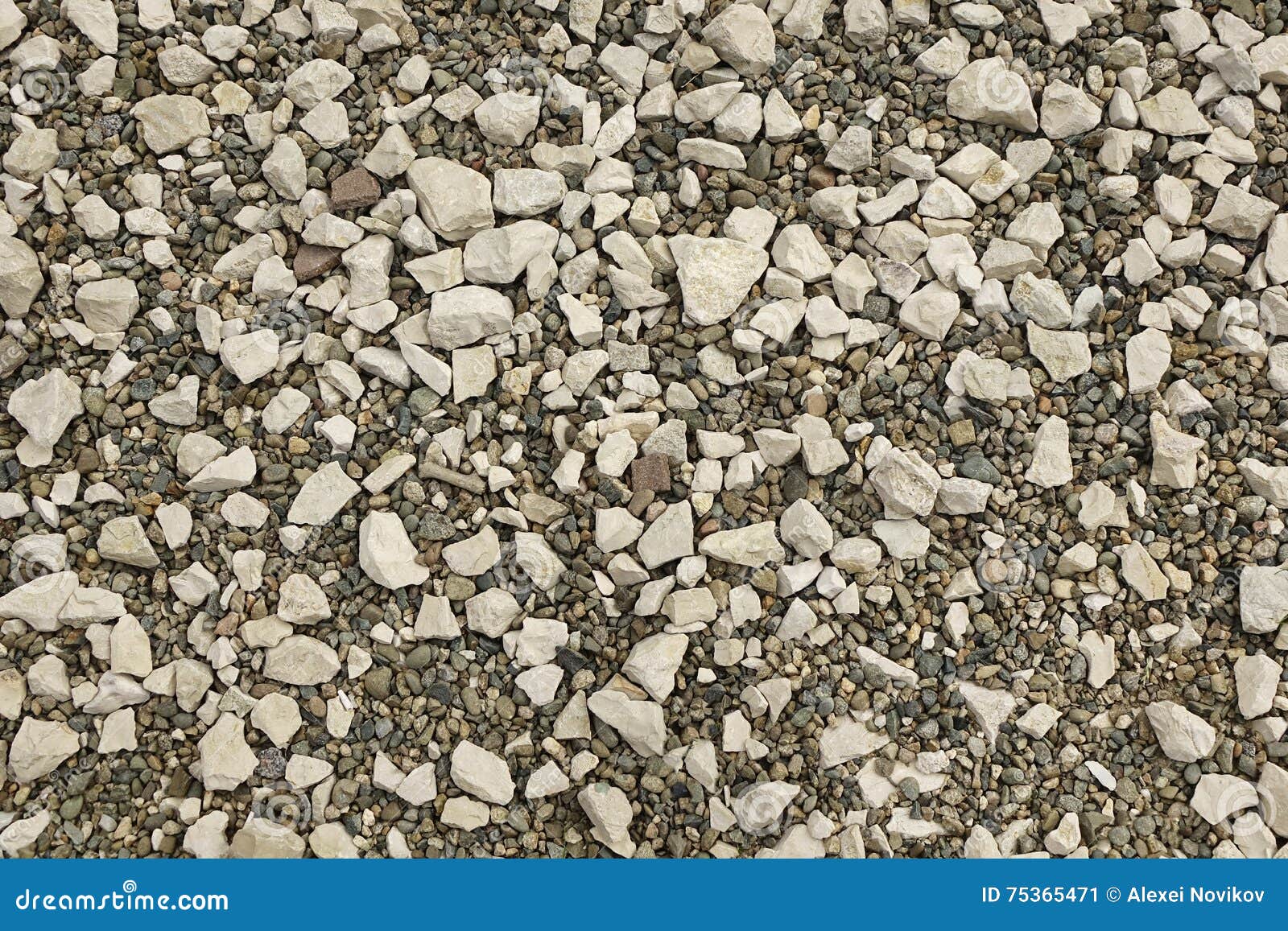 Perspective View on the Rocky Pebble Surface, Stone Background Stock ...