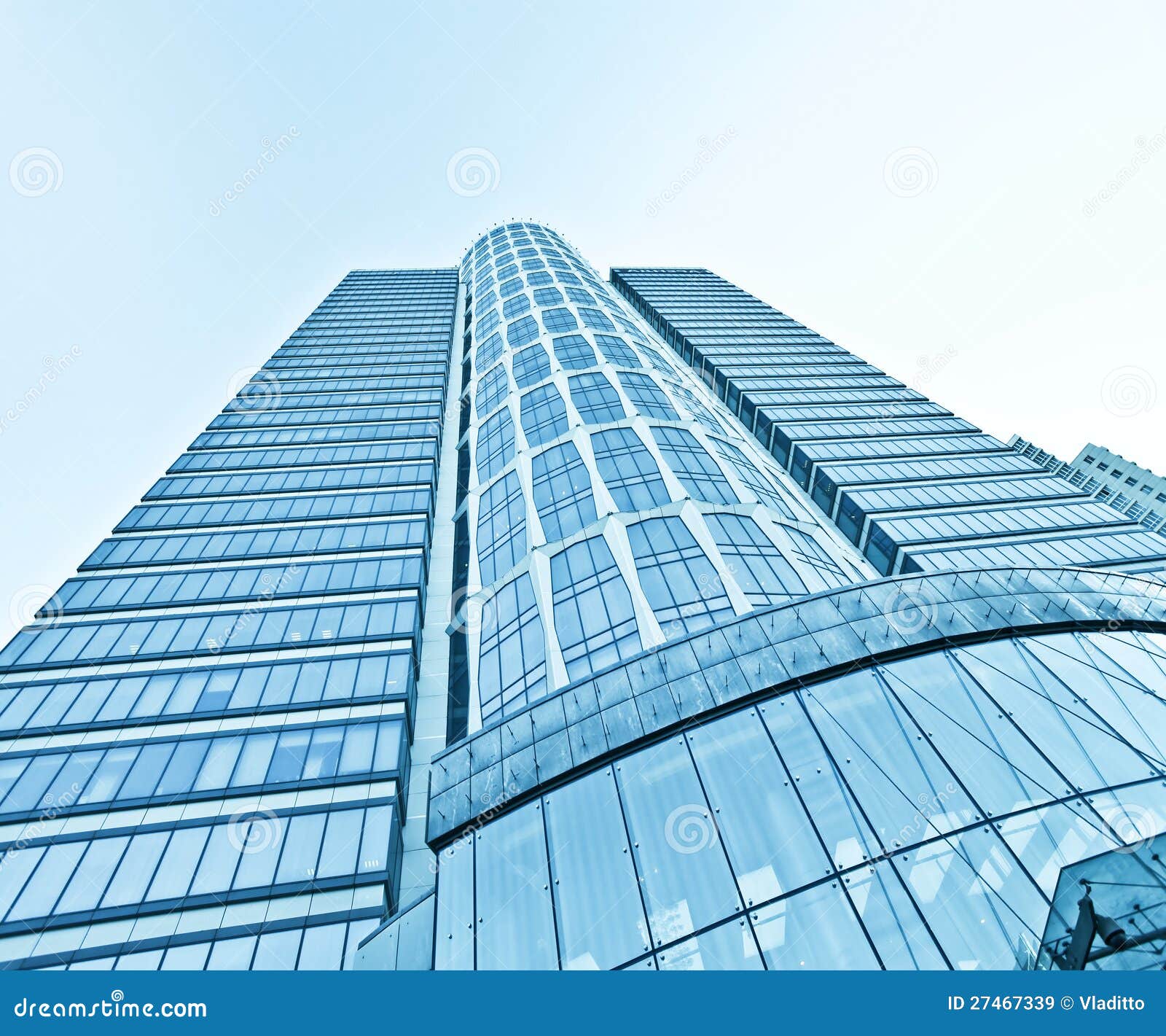 Perspective View of Skyscrapers Stock Image - Image of concrete ...