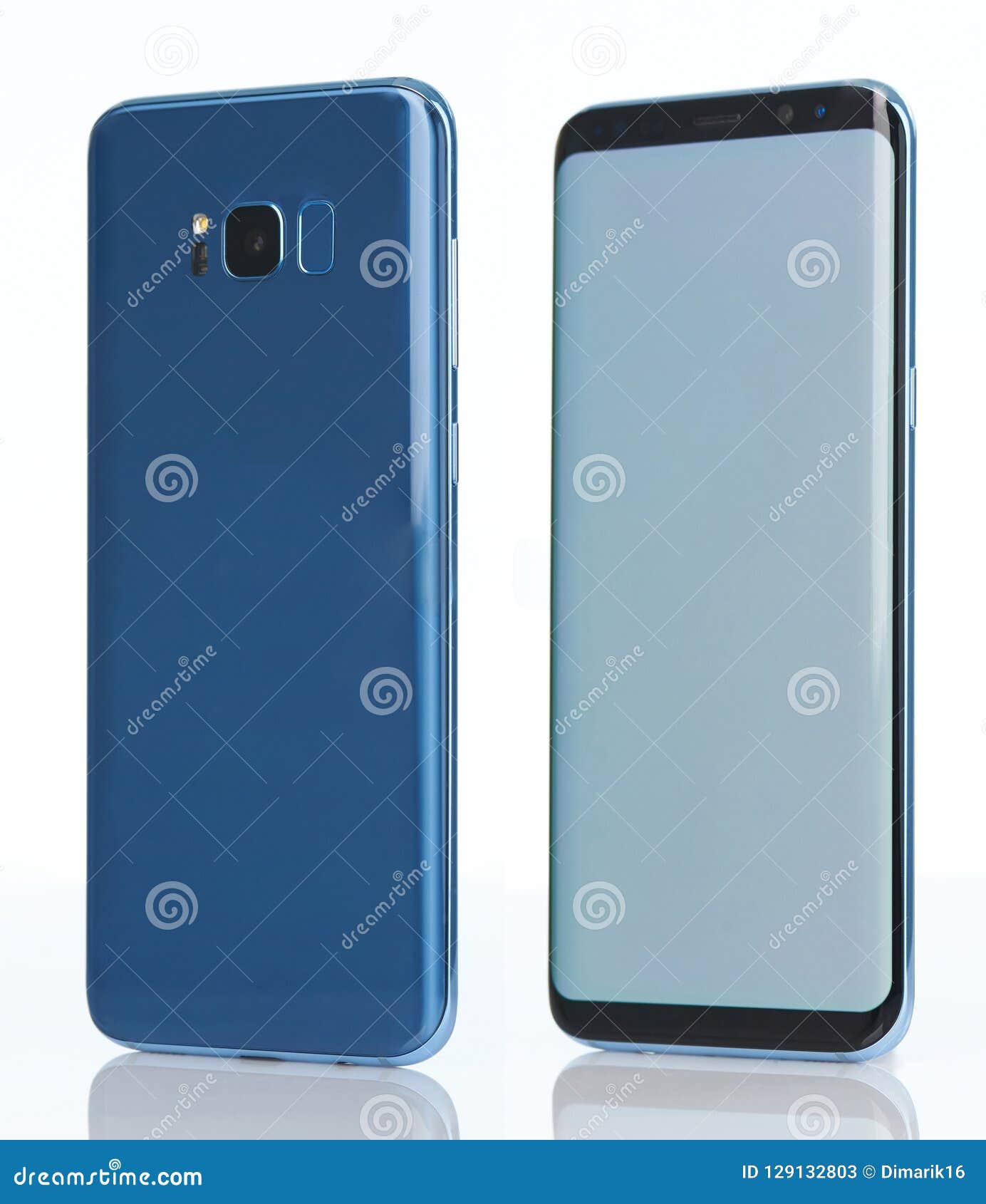 Perspective View of Smartphone Stock Image - Image of screen ...