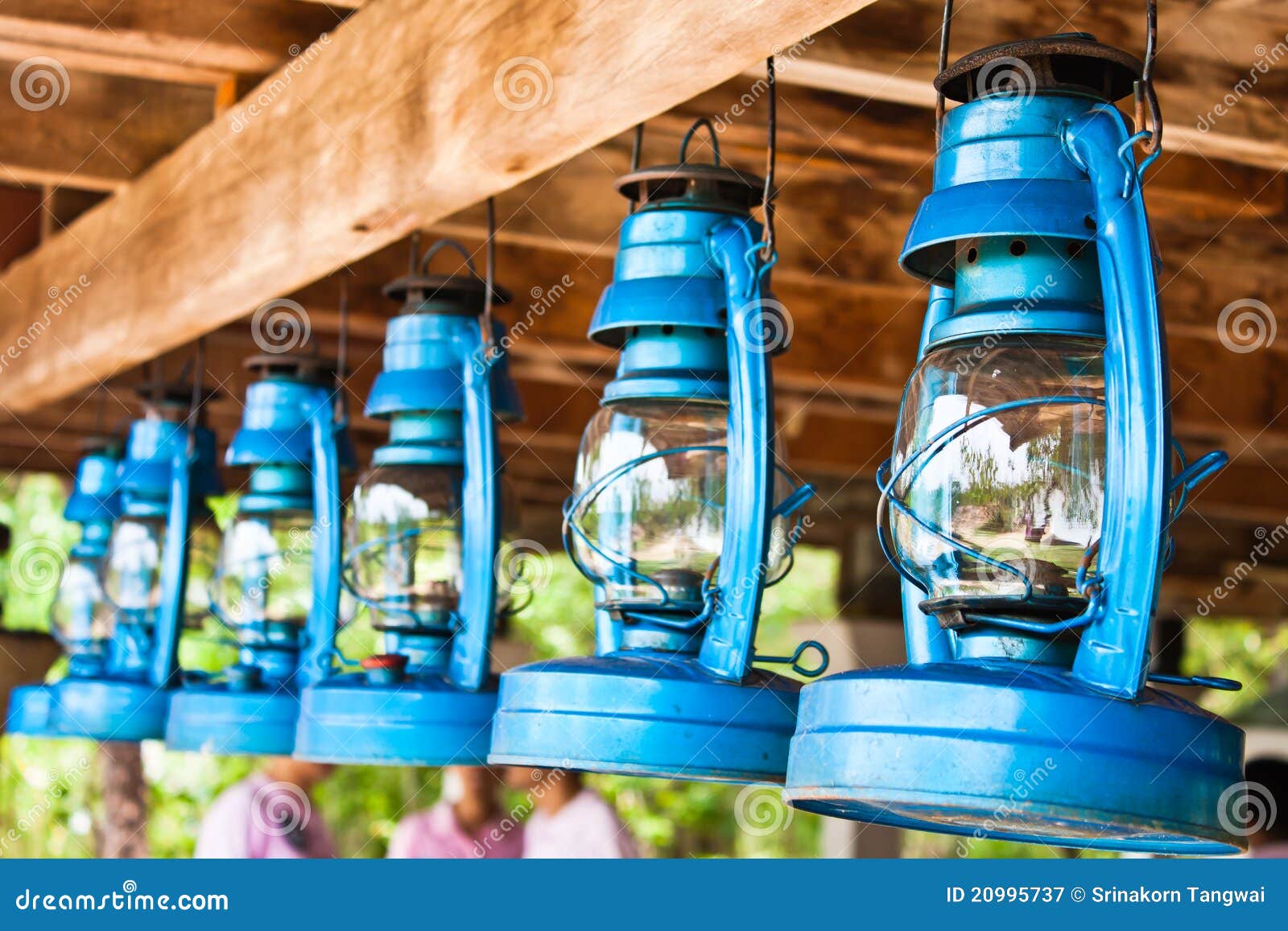 Perspective View of Storm Lanterns Stock Image - Image of heat, antique ...