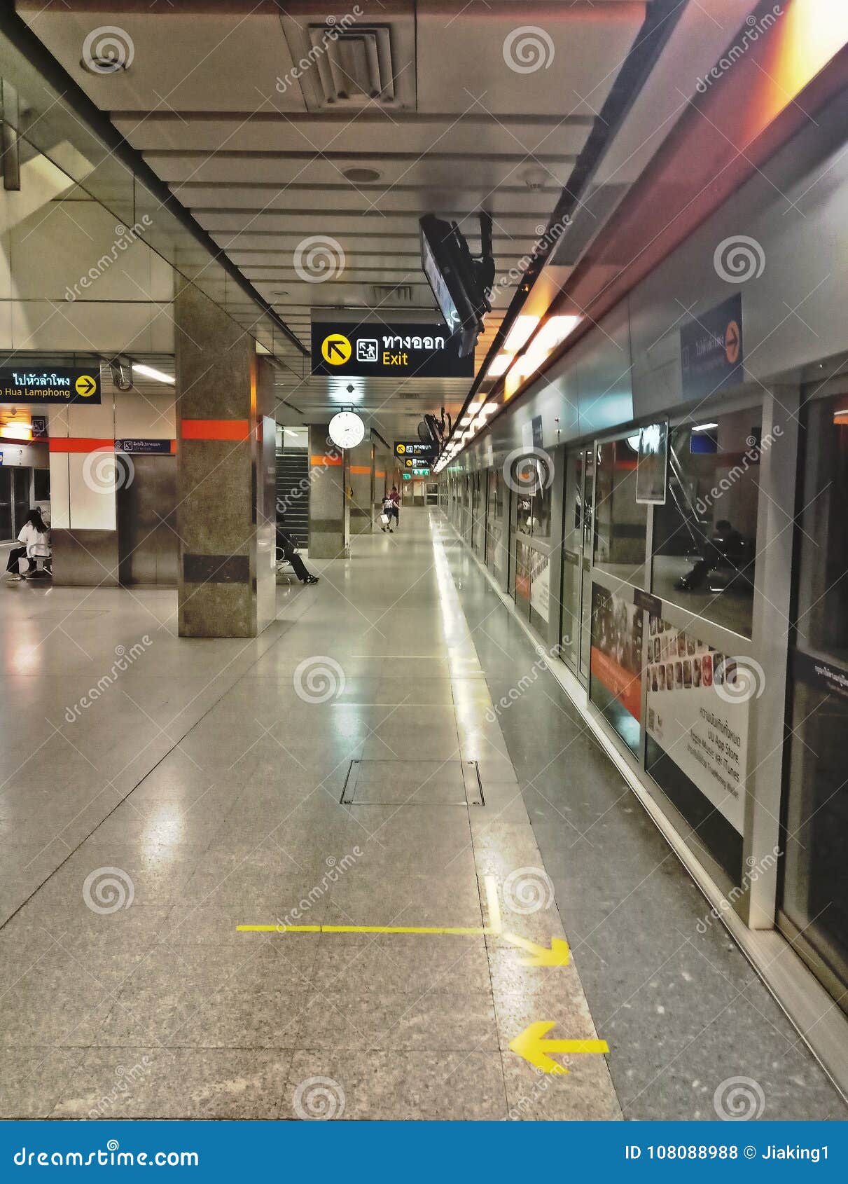 Perspective View, Subway Station in Thailand Editorial Stock Photo ...