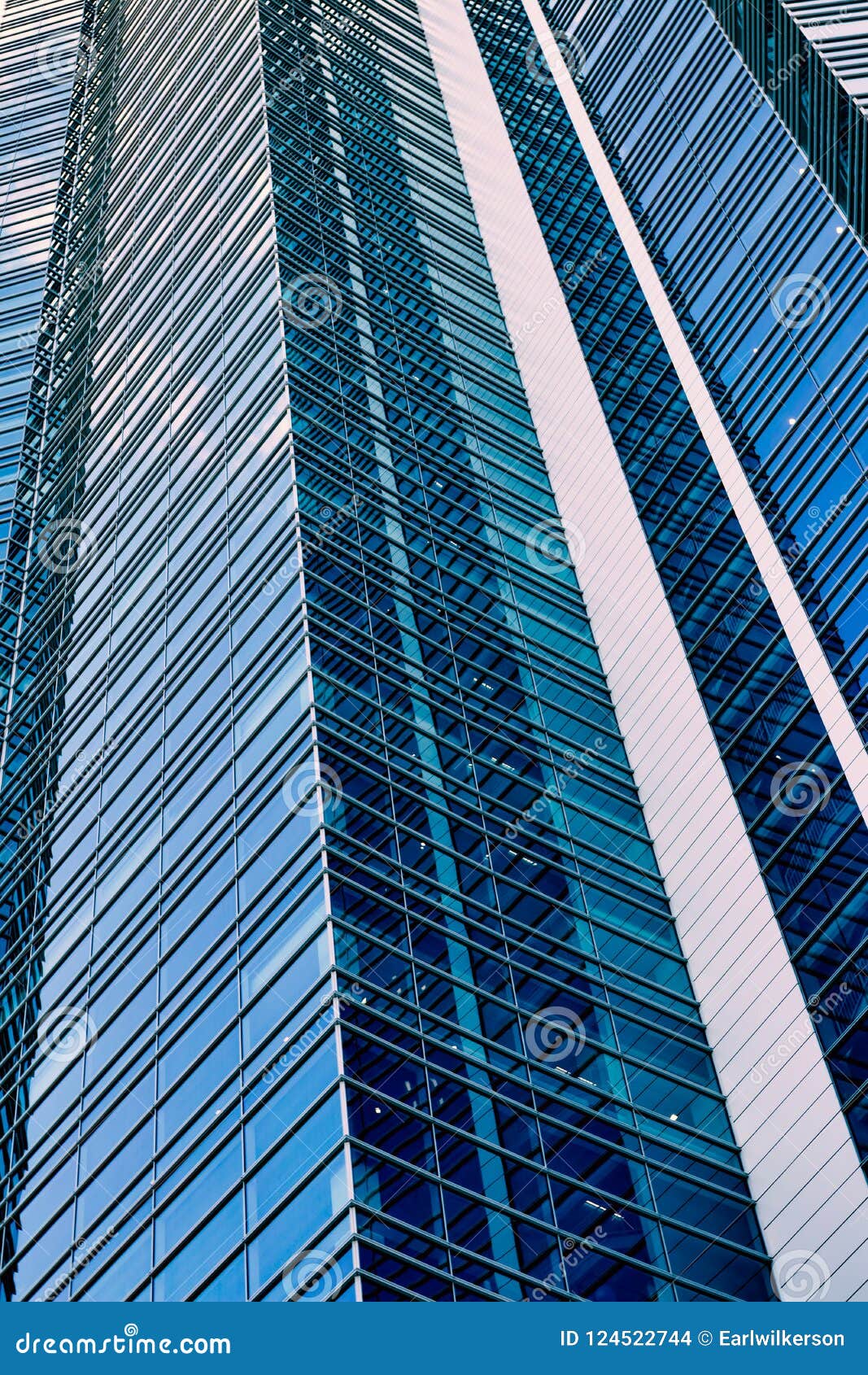 Perspective View of Tall Skyscraper. Stock Photo - Image of tall ...