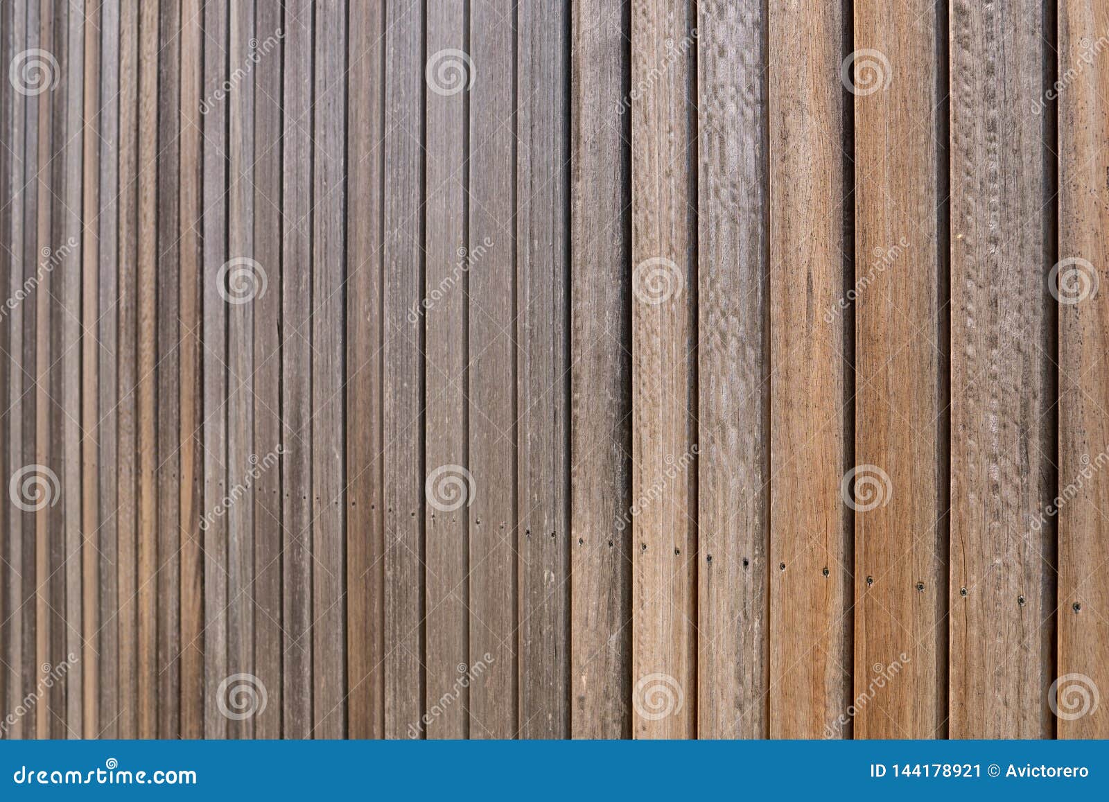 Perspective View of Weathered Wood Panel Texture Background Stock Image ...