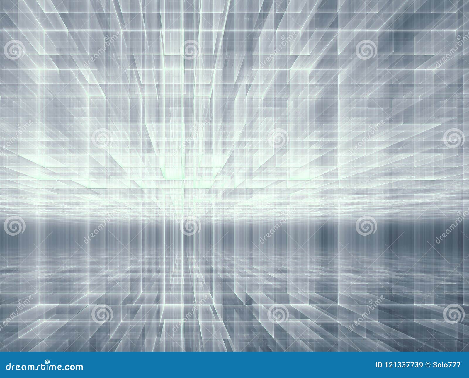 Perspective Wall - Abstract Digitally Generated Image Stock Image ...