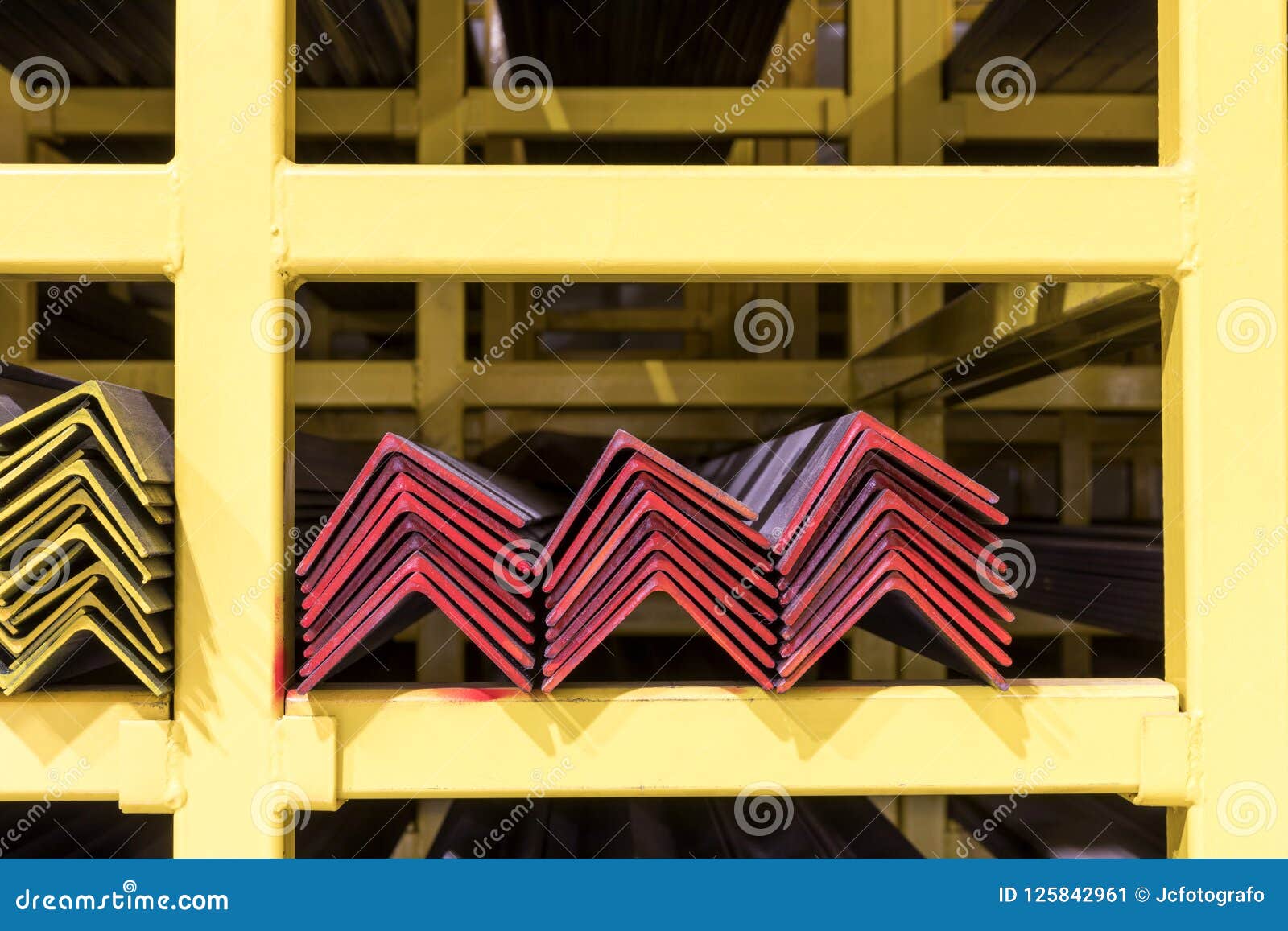 Warehouse with Materials for Construction Stock Image - Image of place ...