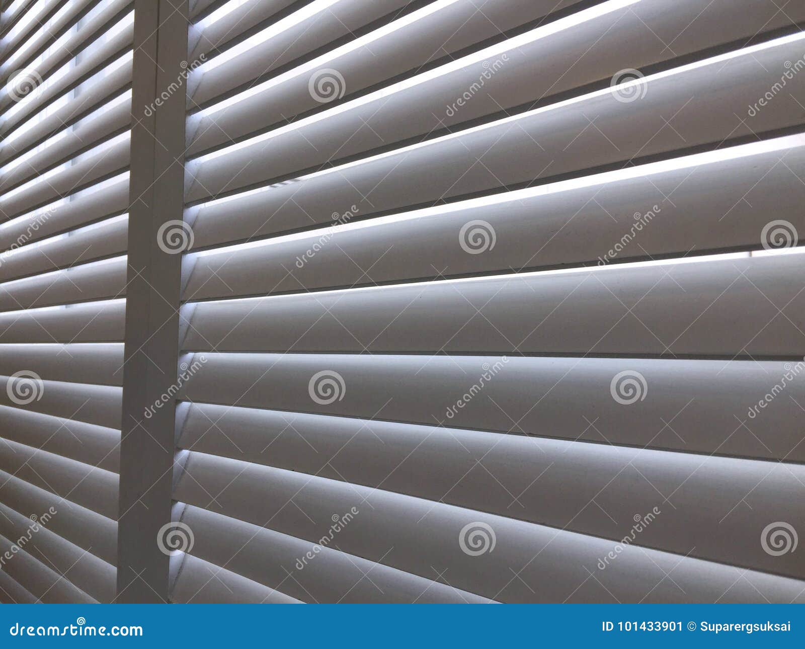 Wooden Plank Louvers Horizontally Aligned Stock Image - Image of design ...