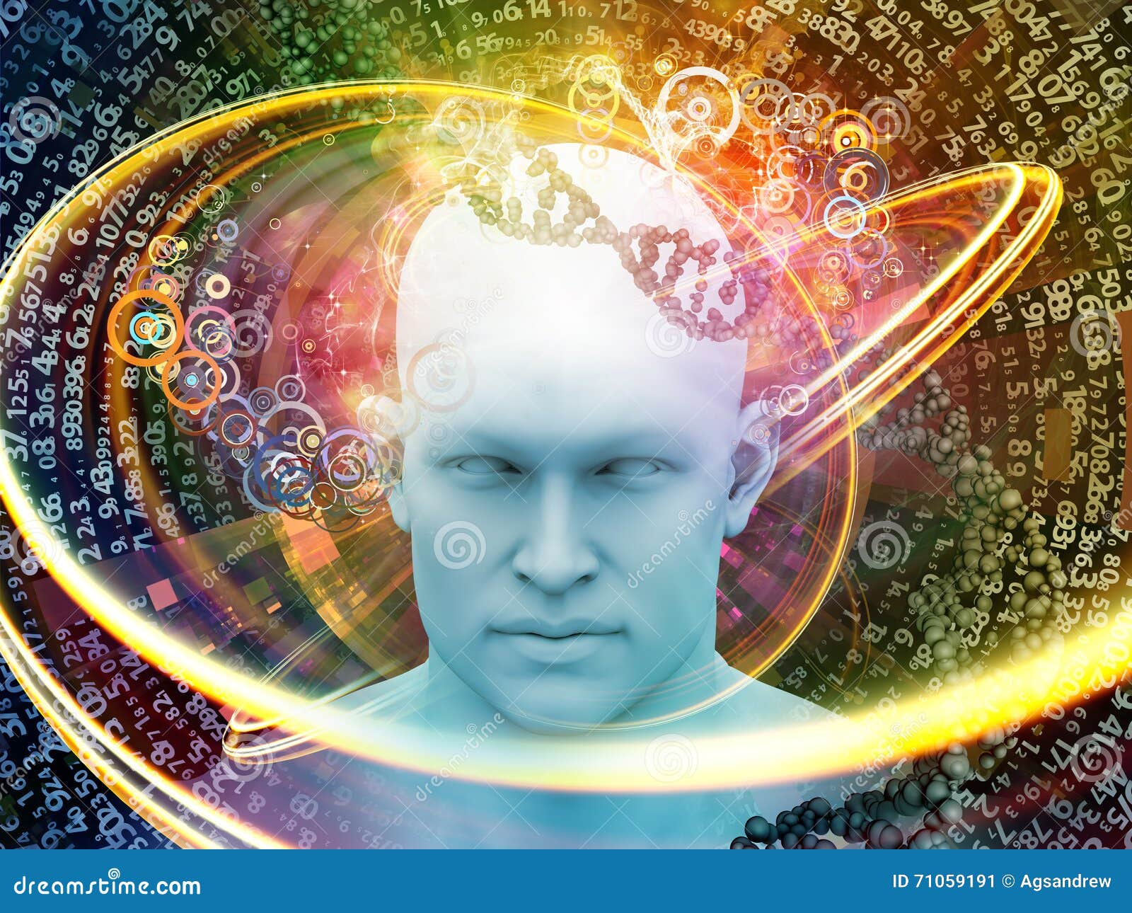 Perspectives of Digital Thoughts Stock Image - Image of creativity ...