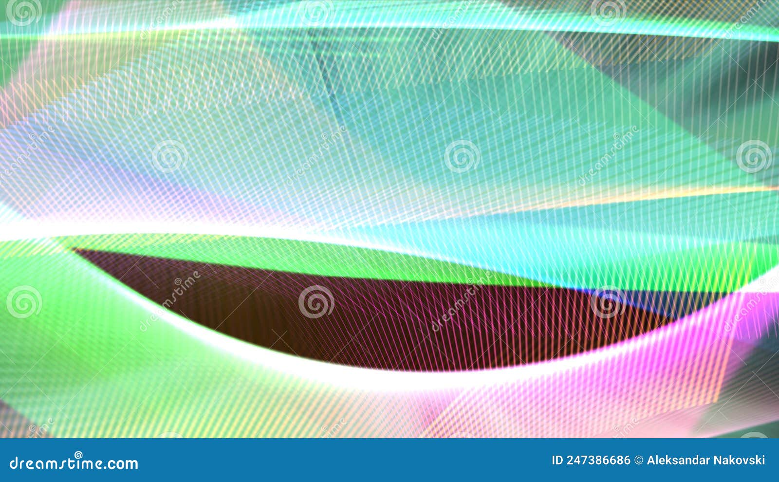 Perspectives of Fractal Realms Background Stock Illustration ...