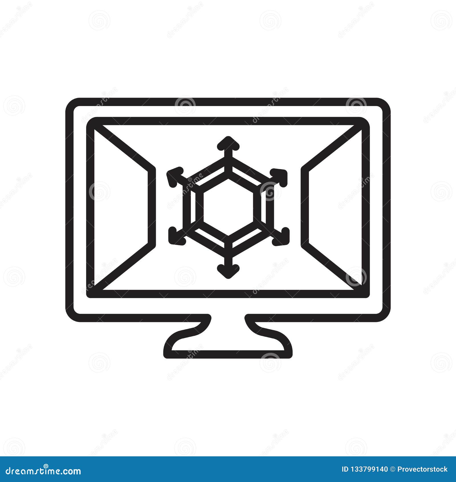 Perspectives Icon Vector Isolated on White Background, Perspectives ...