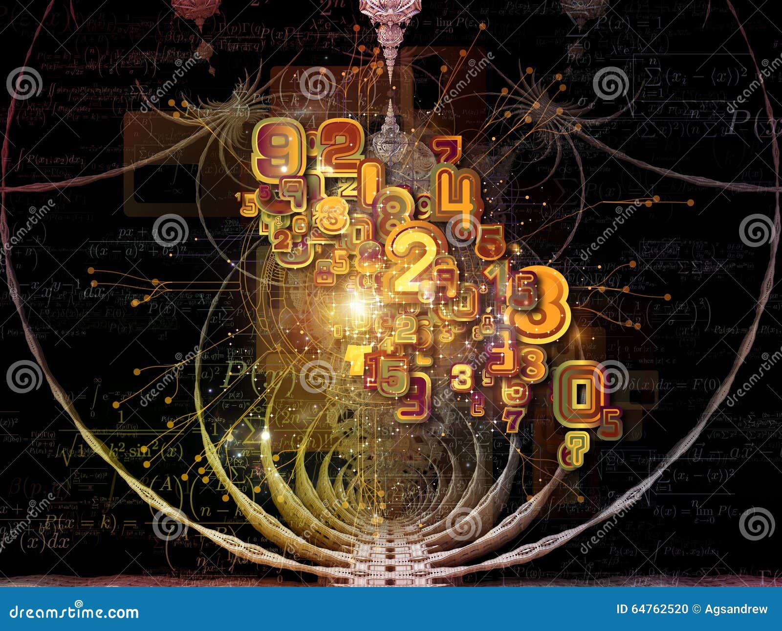 Perspectives of Math Design Stock Illustration - Illustration of design ...