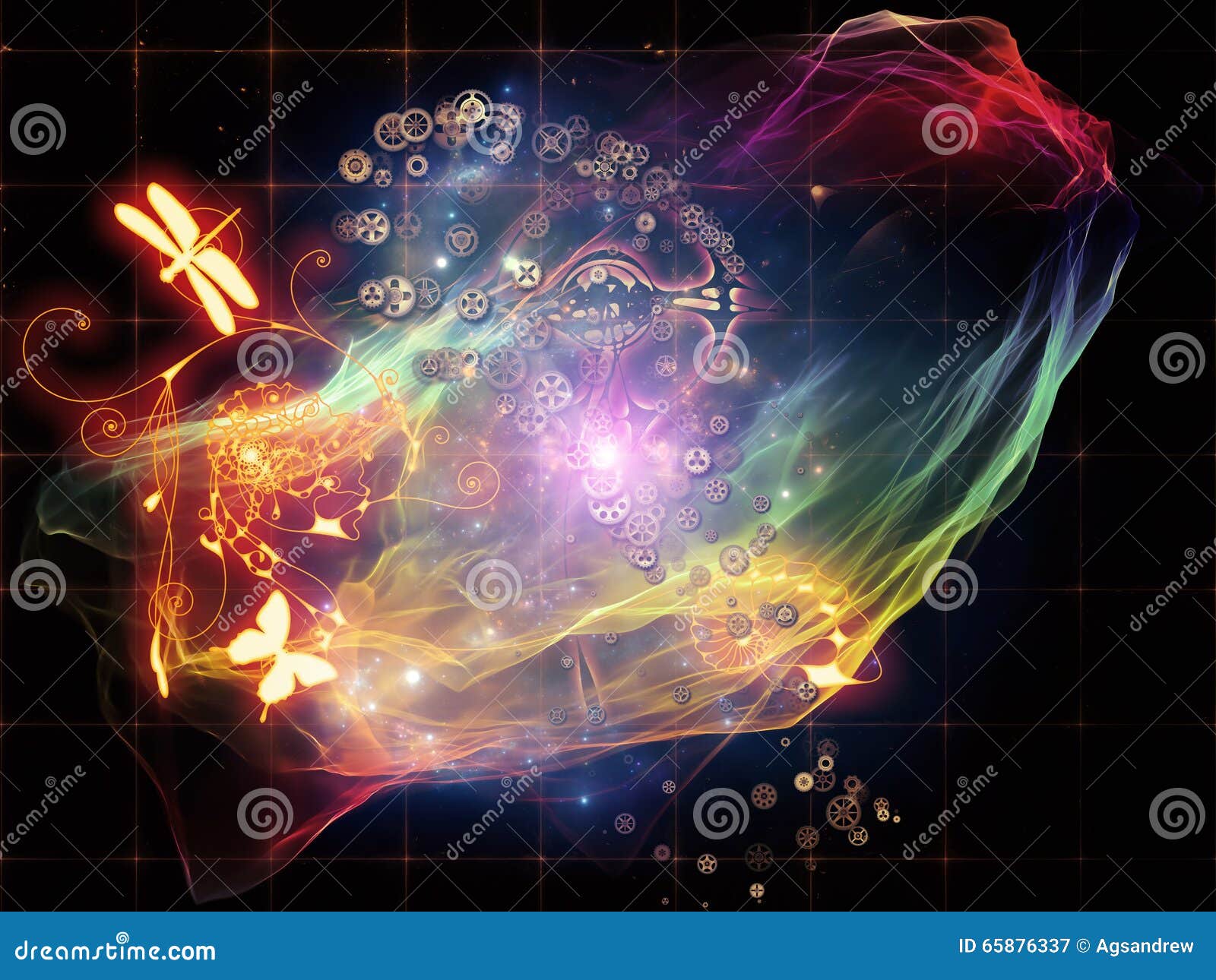 Perspectives of Math Visualization Stock Illustration - Illustration of ...