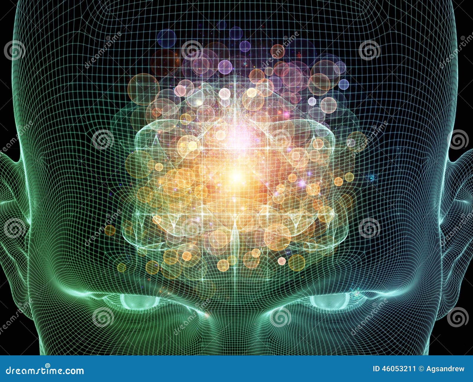Perspectives of Mind stock illustration. Illustration of grid - 46053211