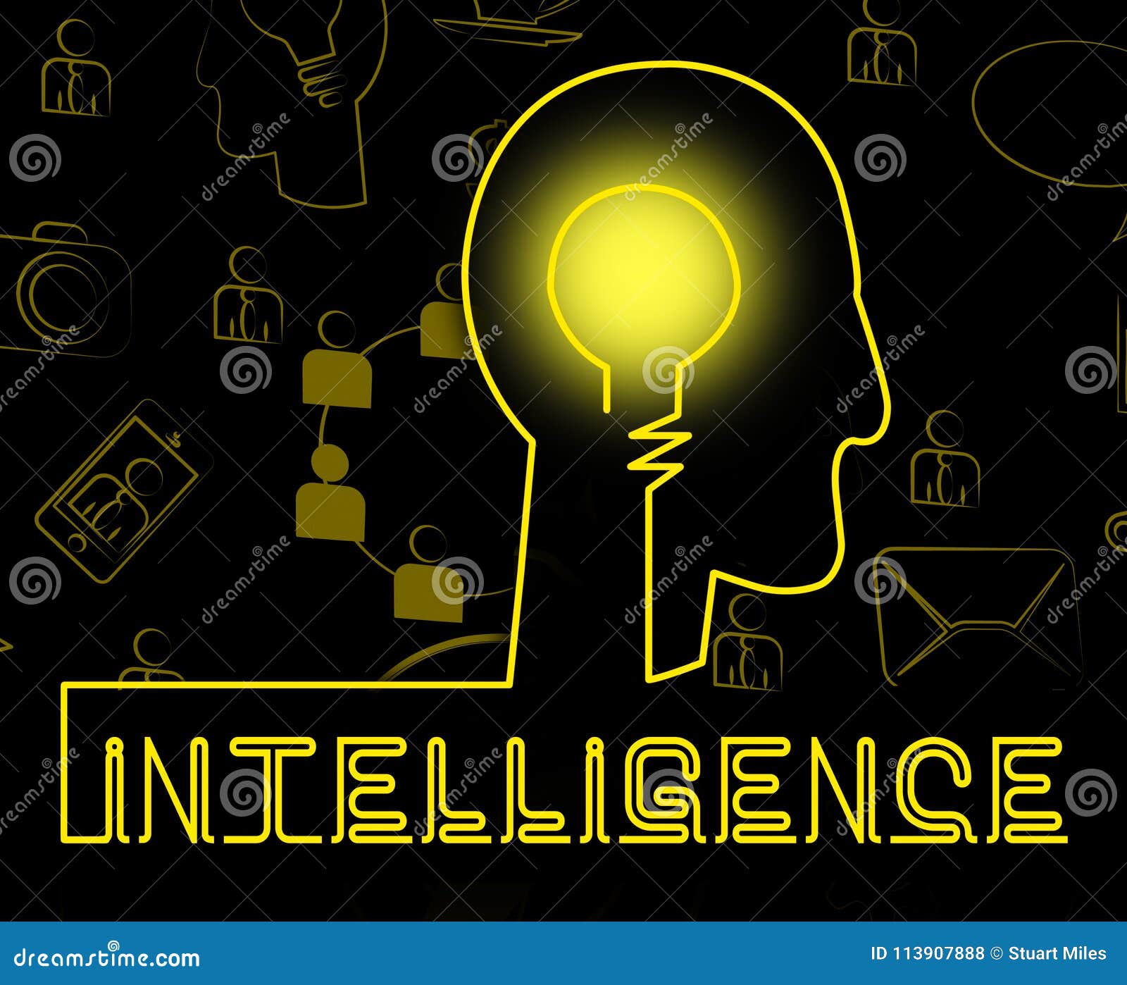 Perspicacia De Brain Representing Intellectual Capacity and De La ...