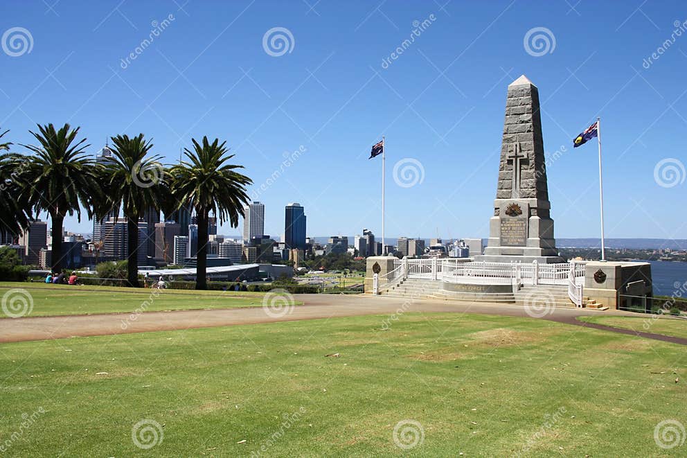 Perth stock image. Image of summertime, obelisk, architecture - 18051111