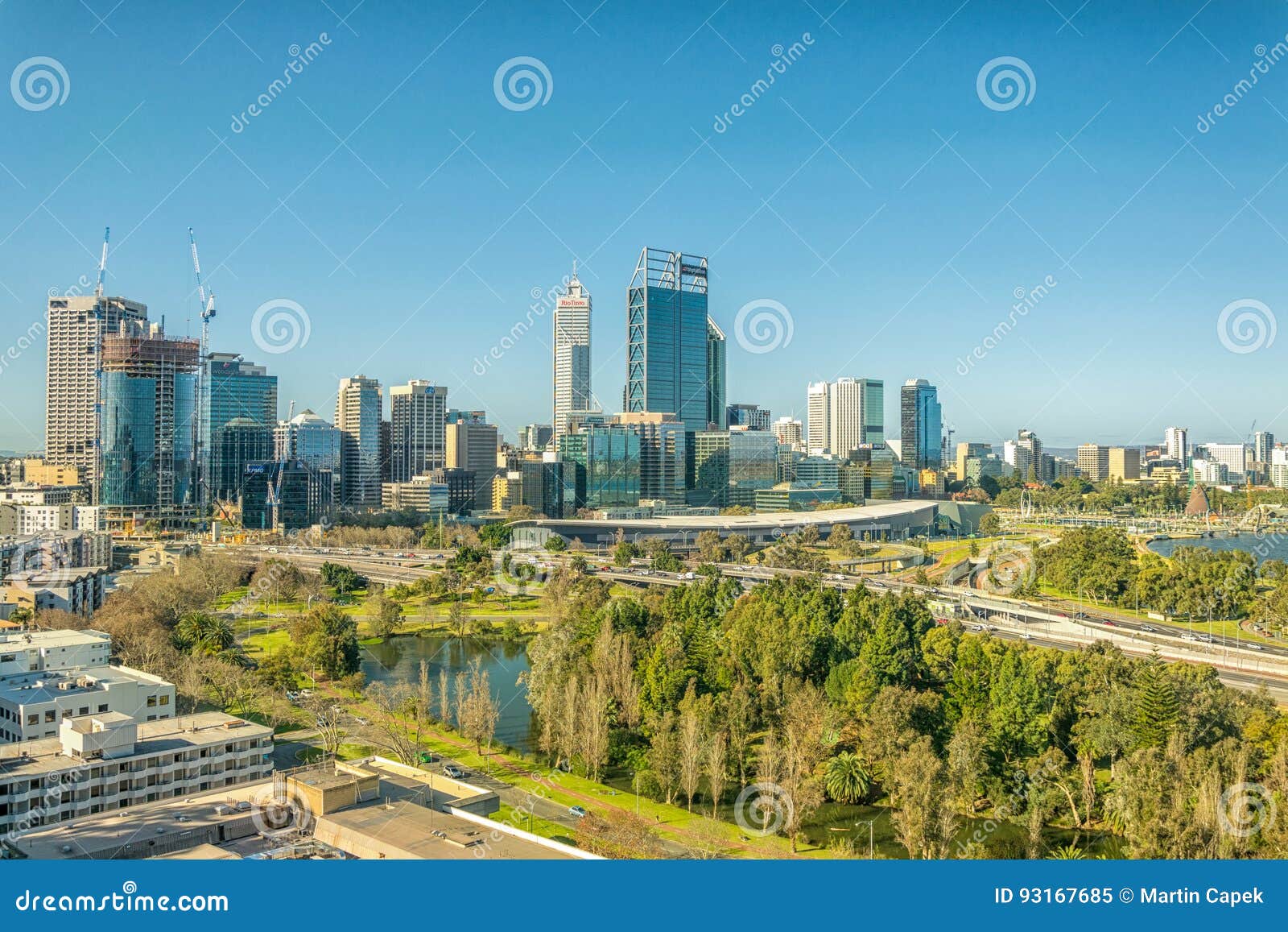 Perth editorial image. Image of high, city, australia - 93167685