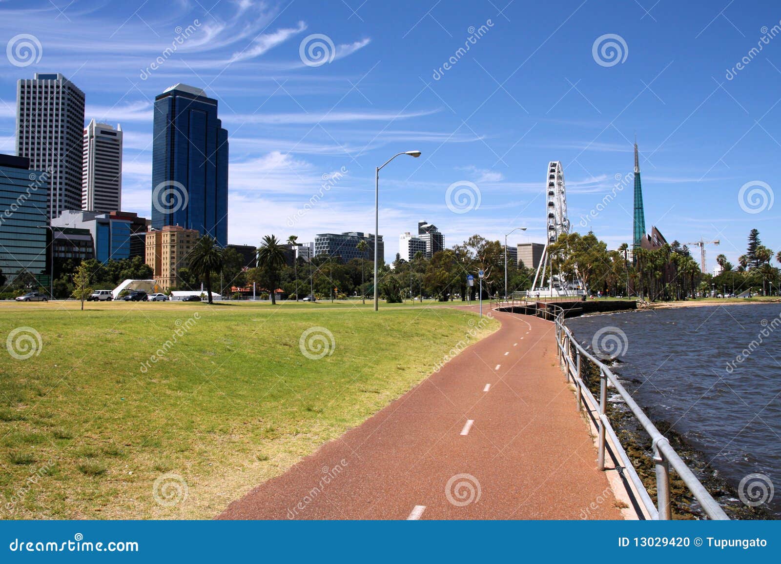 Perth, Australia stock photo. Image of perth, path, town - 13029420