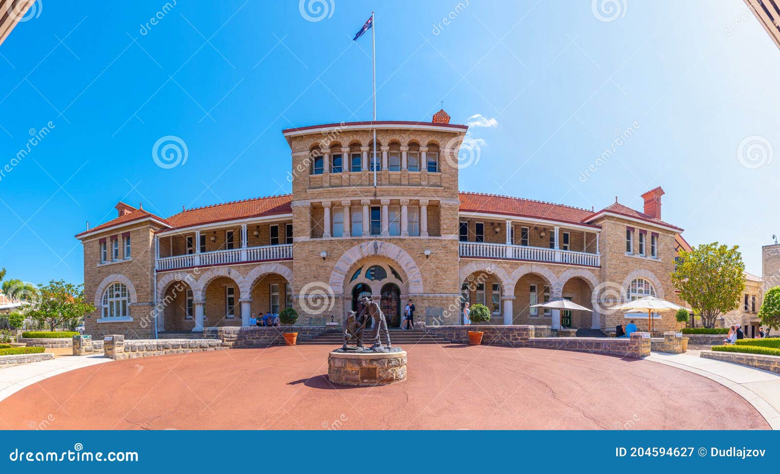 PERTH, AUSTRALIA, JANUARY 18, 2020: View of the Perth Mint in Australia ...
