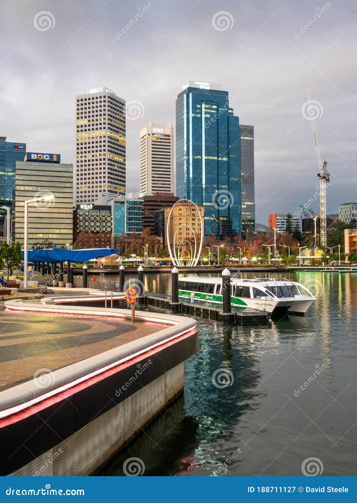 Elizabeth Quay Ferry in Perth Editorial Photography - Image of tourism ...