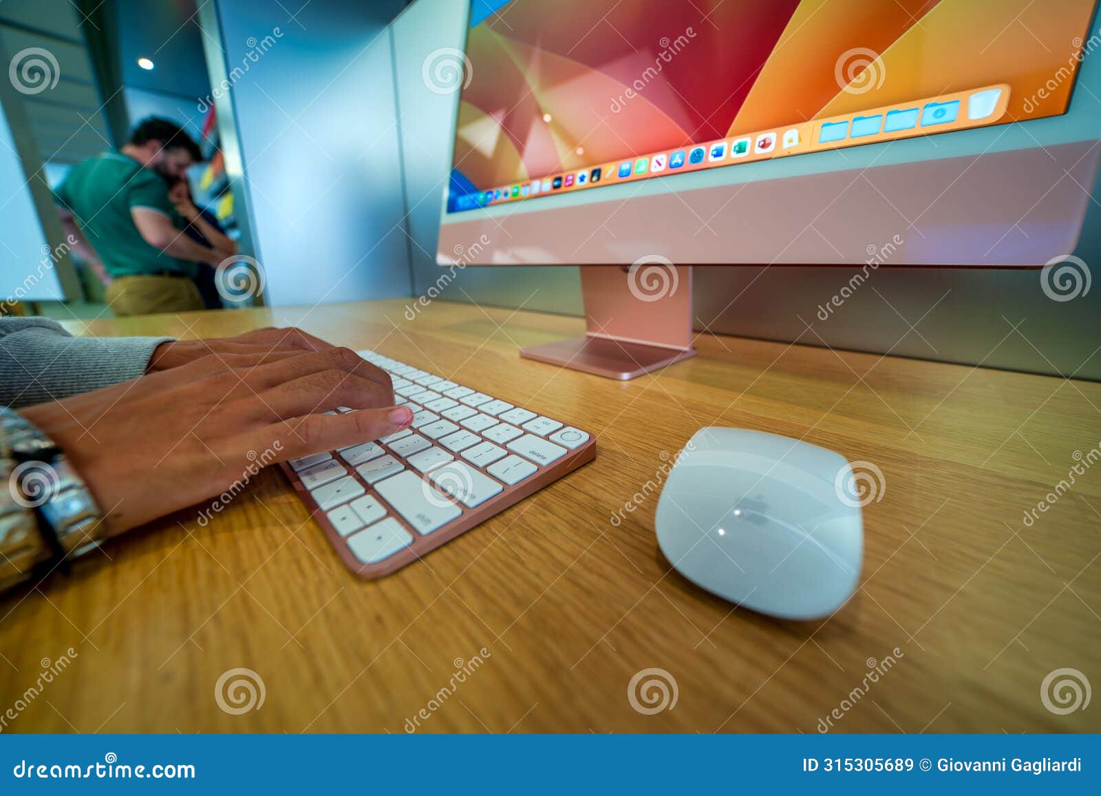 Perth, Australia - September 12, 2023: Apple Store Interior with Tech ...