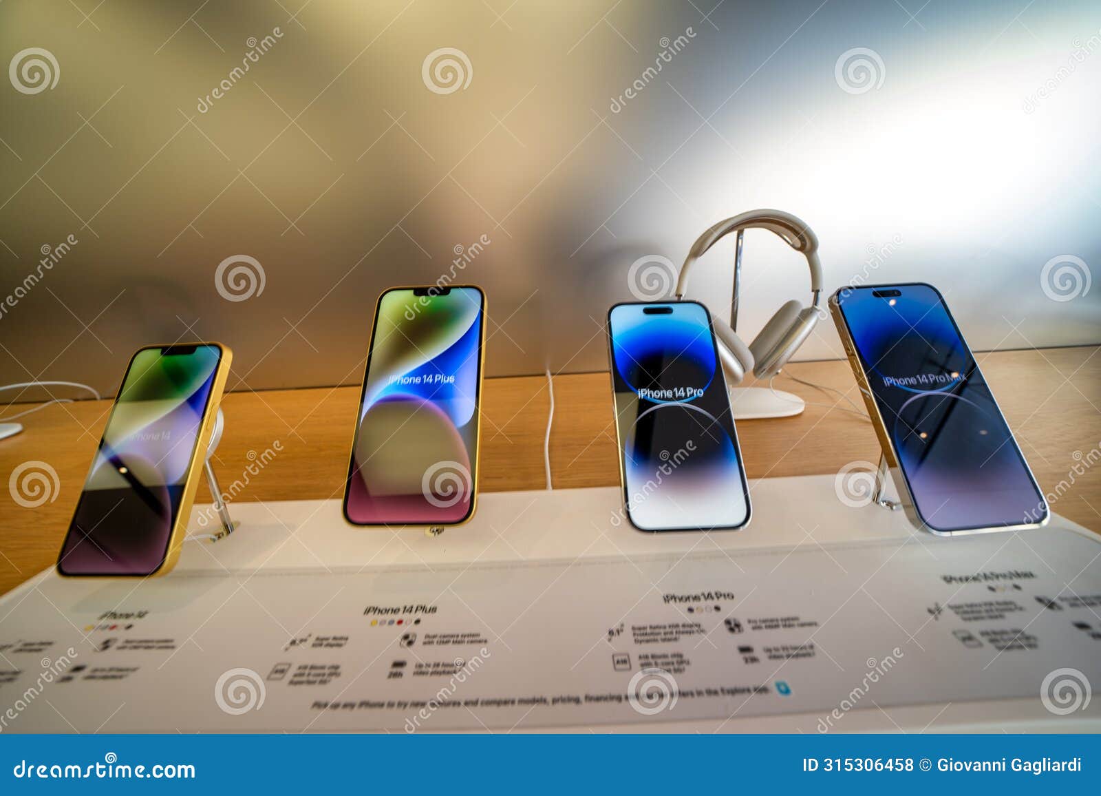 Perth, Australia - September 12, 2023: Apple Store Interior with Tech ...