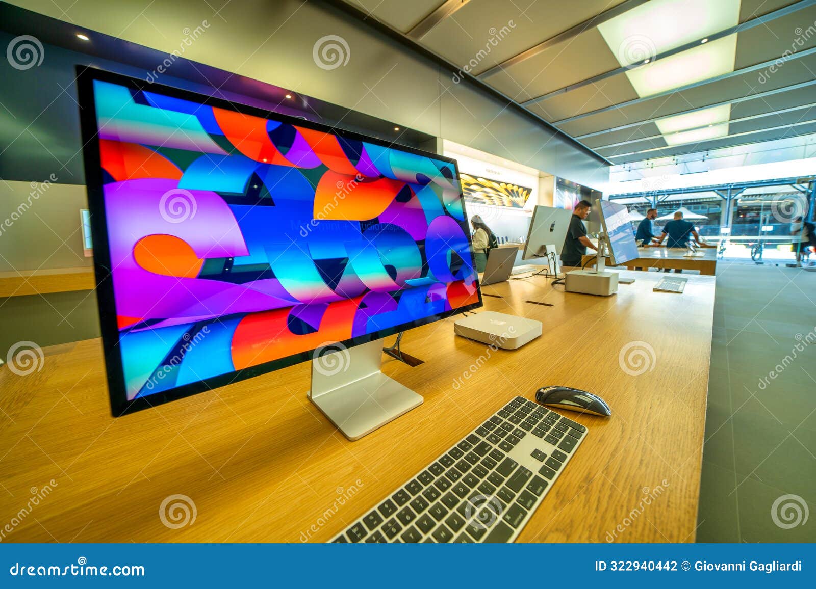 Perth, Australia - September 12, 2023: Apple Store Interior with Tech ...