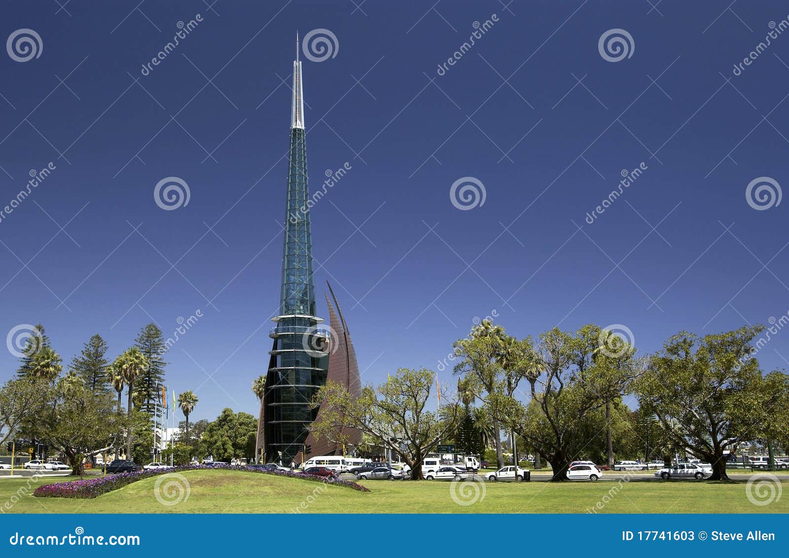 Perth Bell Tower - Australia Stock Image - Image of modern, destination ...