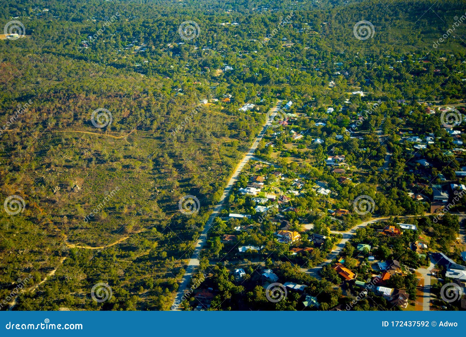Perth City Suburbs stock photo. Image of perth, aerial - 172437592