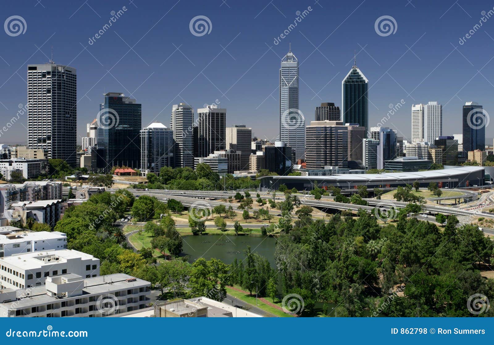 Perth cityscape stock photo. Image of city, skyline, skyscraper - 862798