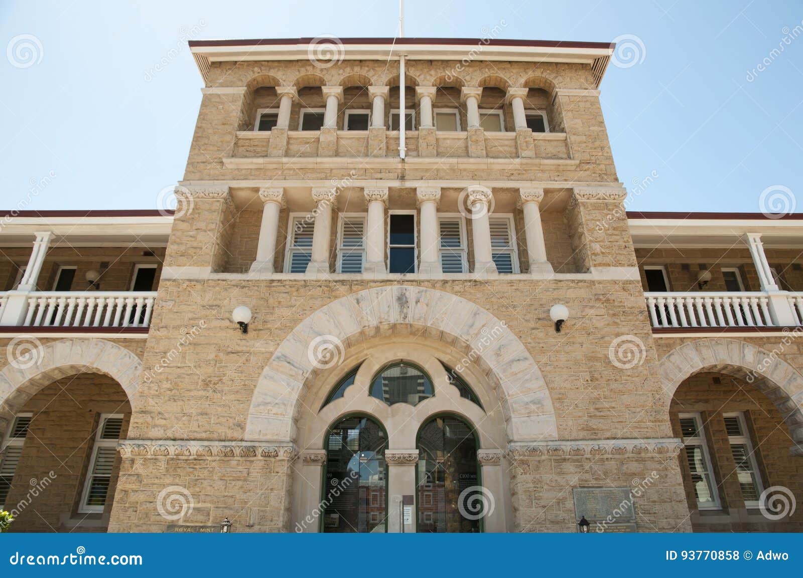 Perth Mint - Perth - Australia Stock Photo - Image of mint, golden ...