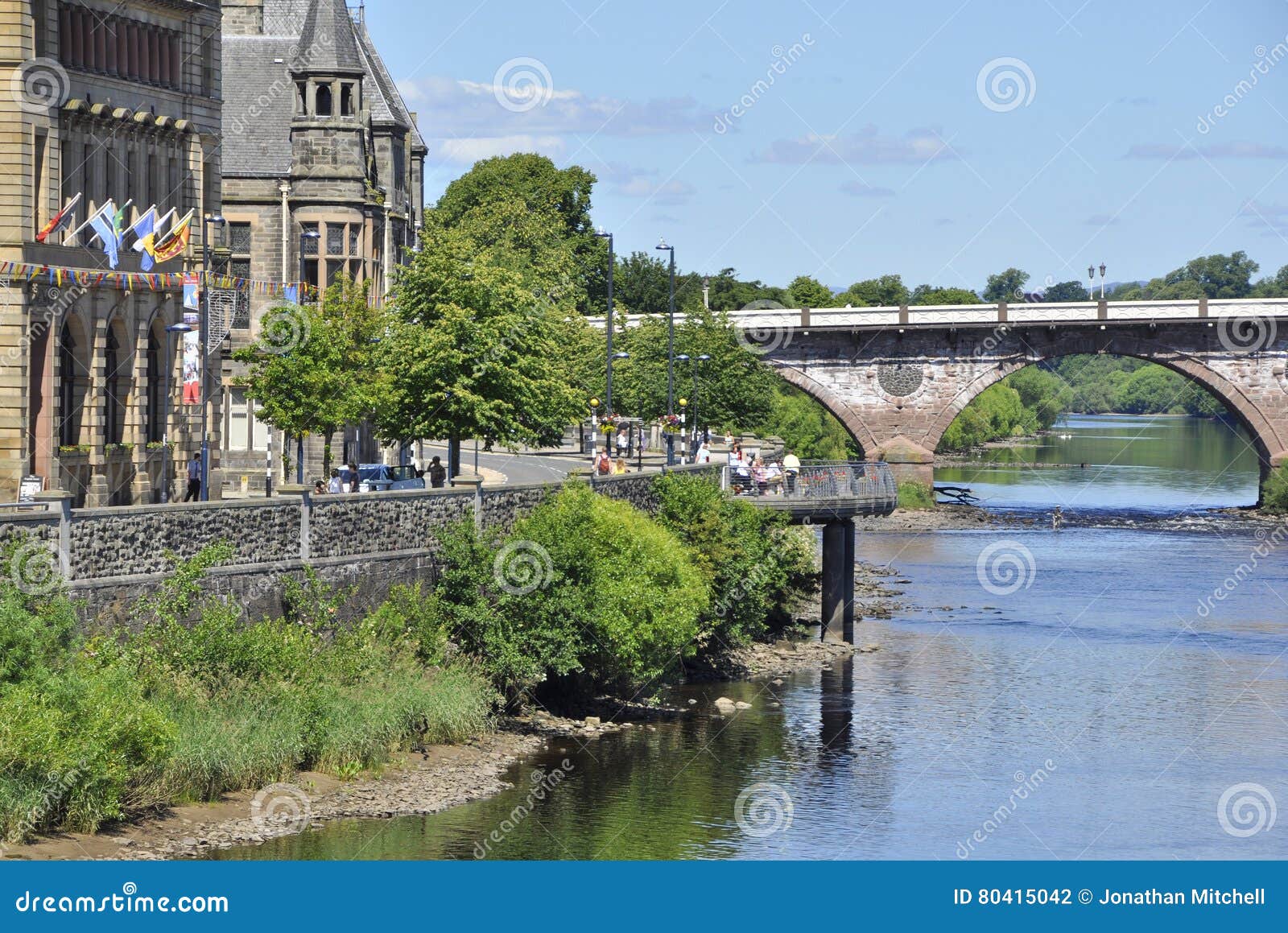 Perth Scotland stock photo. Image of scottish, bridge - 80415042
