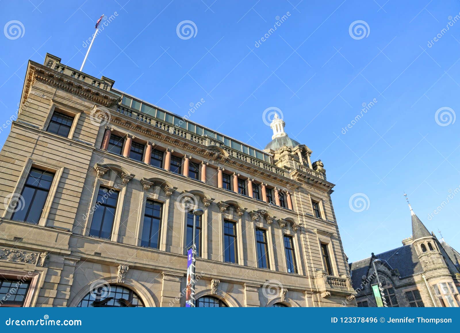 Perth, Scotland stock photo. Image of street, buildings - 123378496