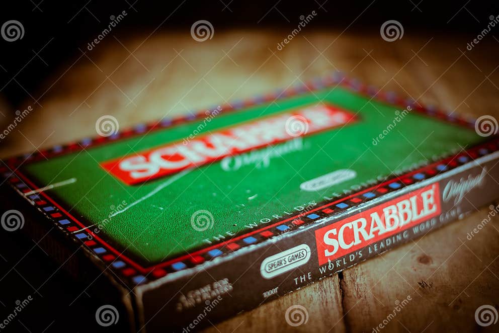 Perth, Scotland - 31 October 2019: Scrabble Game Editorial Photo ...
