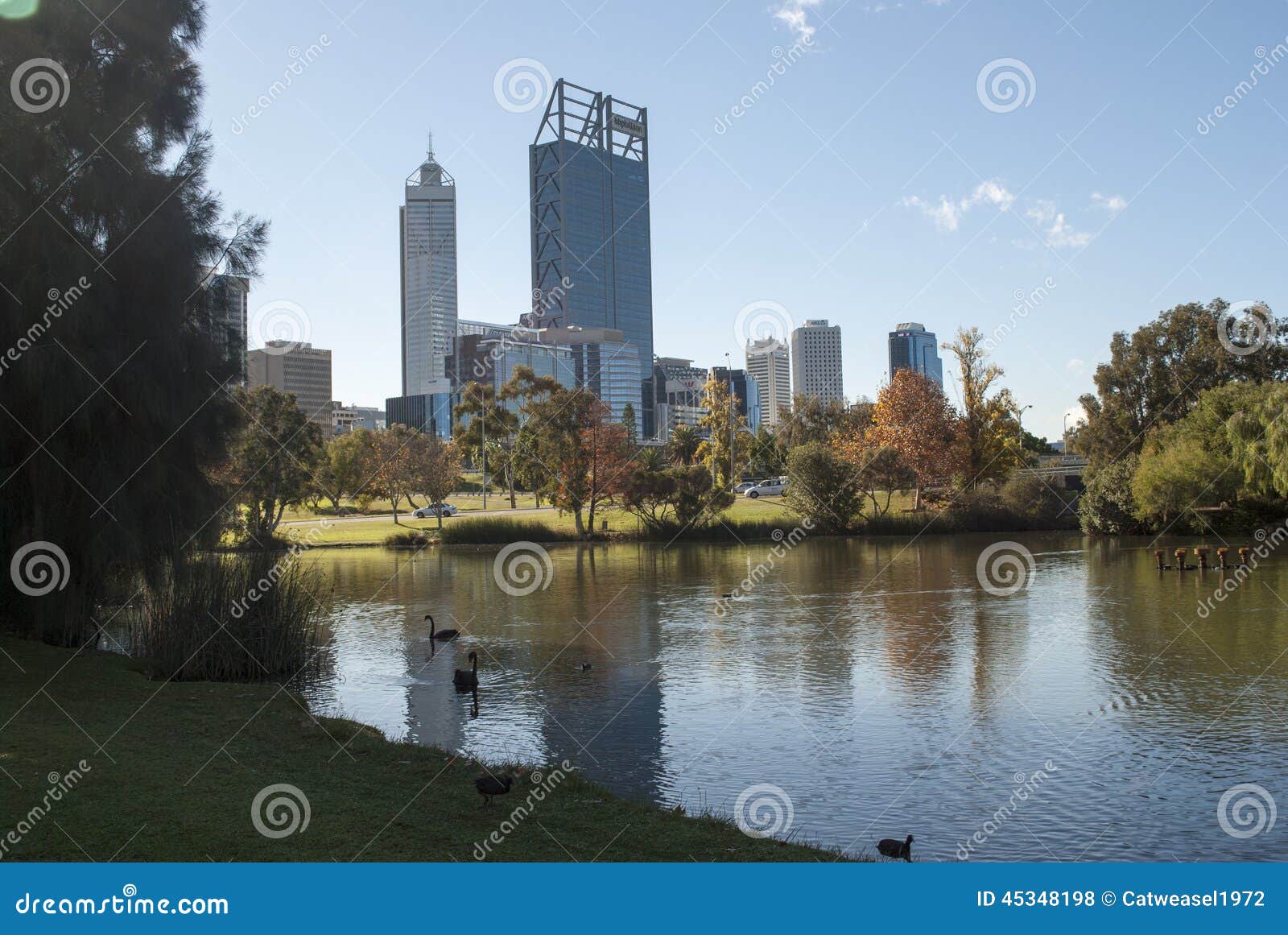 Perth sky line editorial stock photo. Image of nature - 45348198