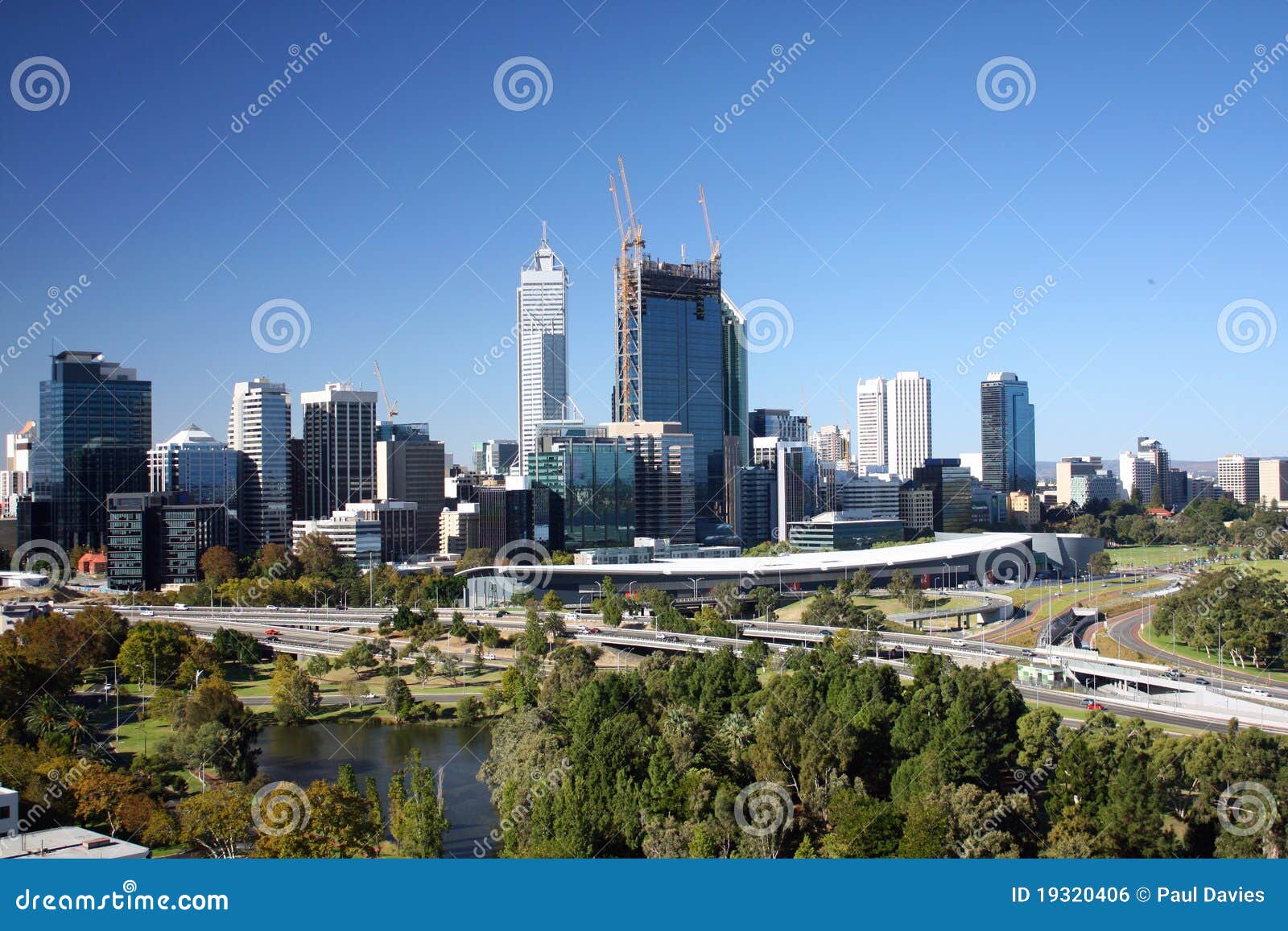 Perth Skyline stock photo. Image of bright, clear, work - 19320406