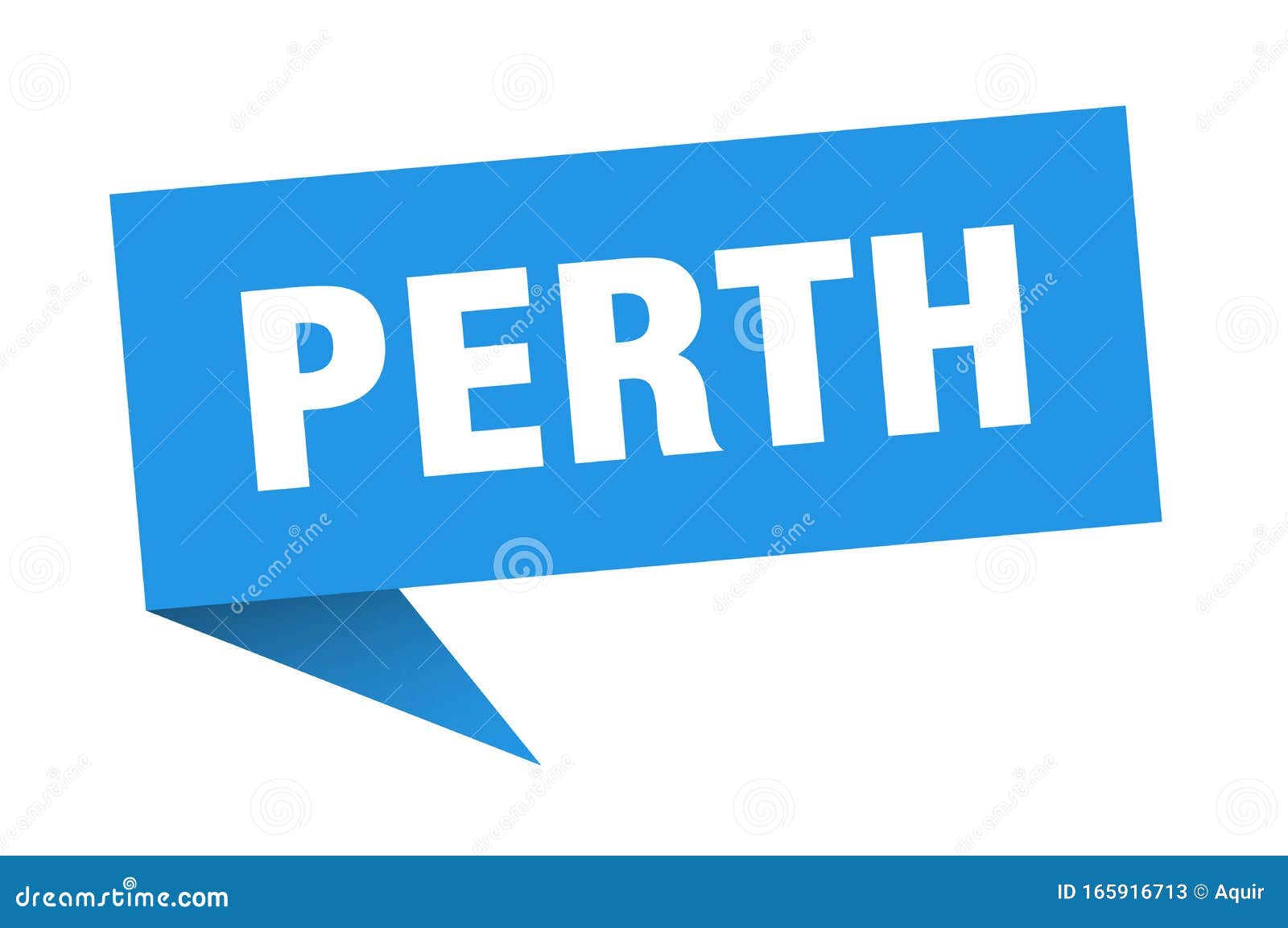 Perth Sticker. Perth Signpost Pointer Sign Stock Vector - Illustration ...