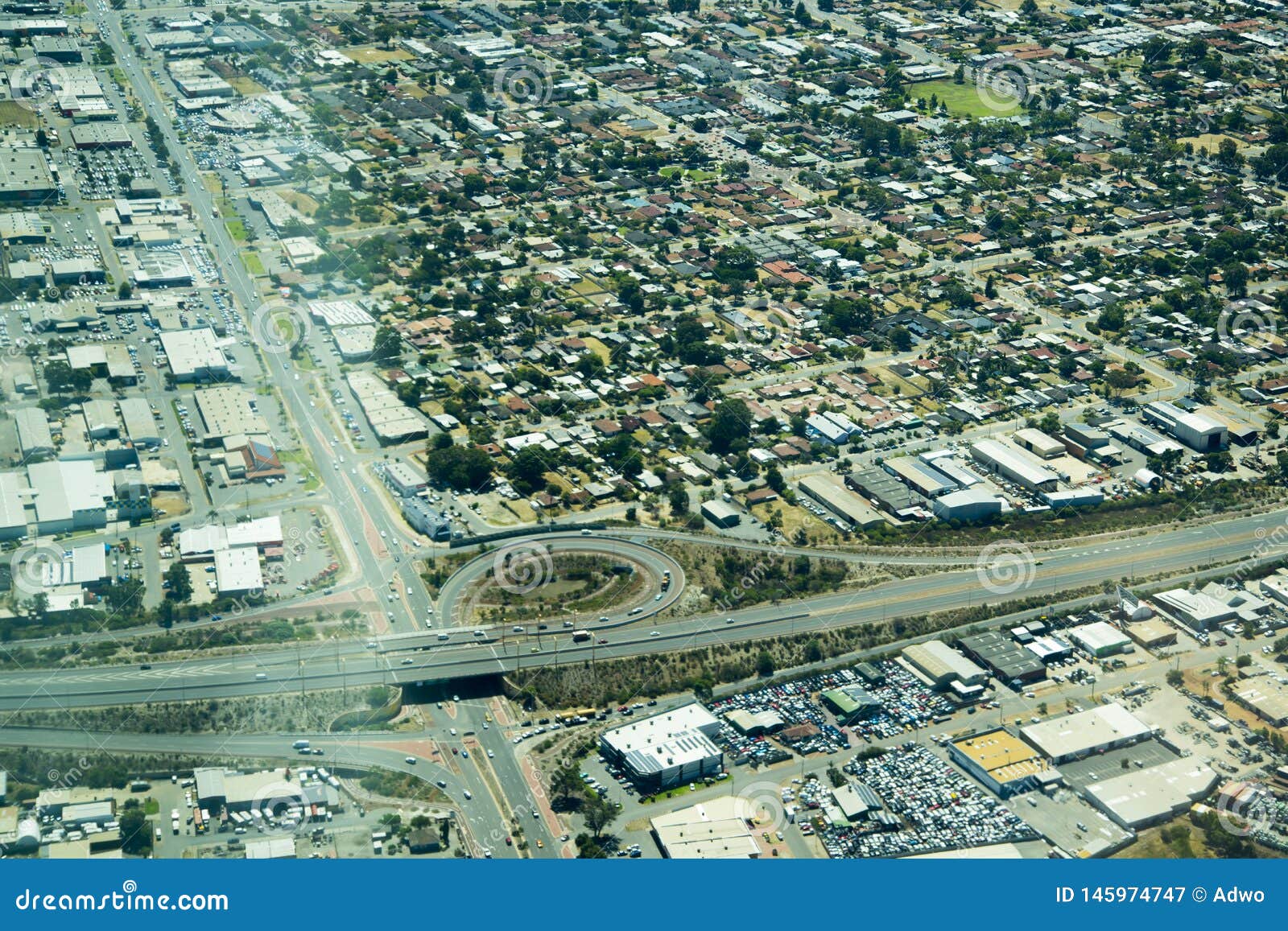 Perth & Suburbs stock image. Image of property, street - 145974747