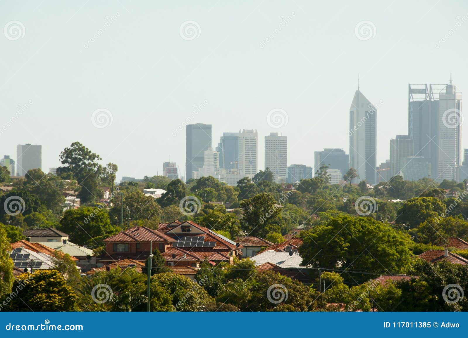 Perth & Suburbs stock image. Image of center, urban - 117011385