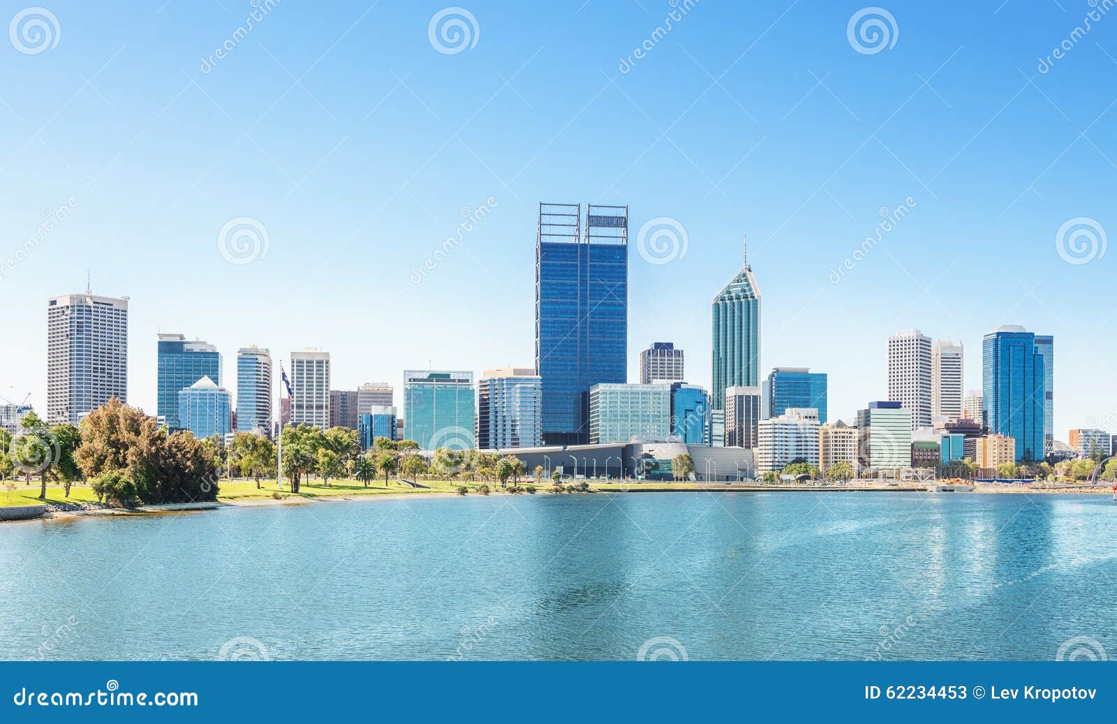 Perth view at the noon stock image. Image of front, ocean - 62234453