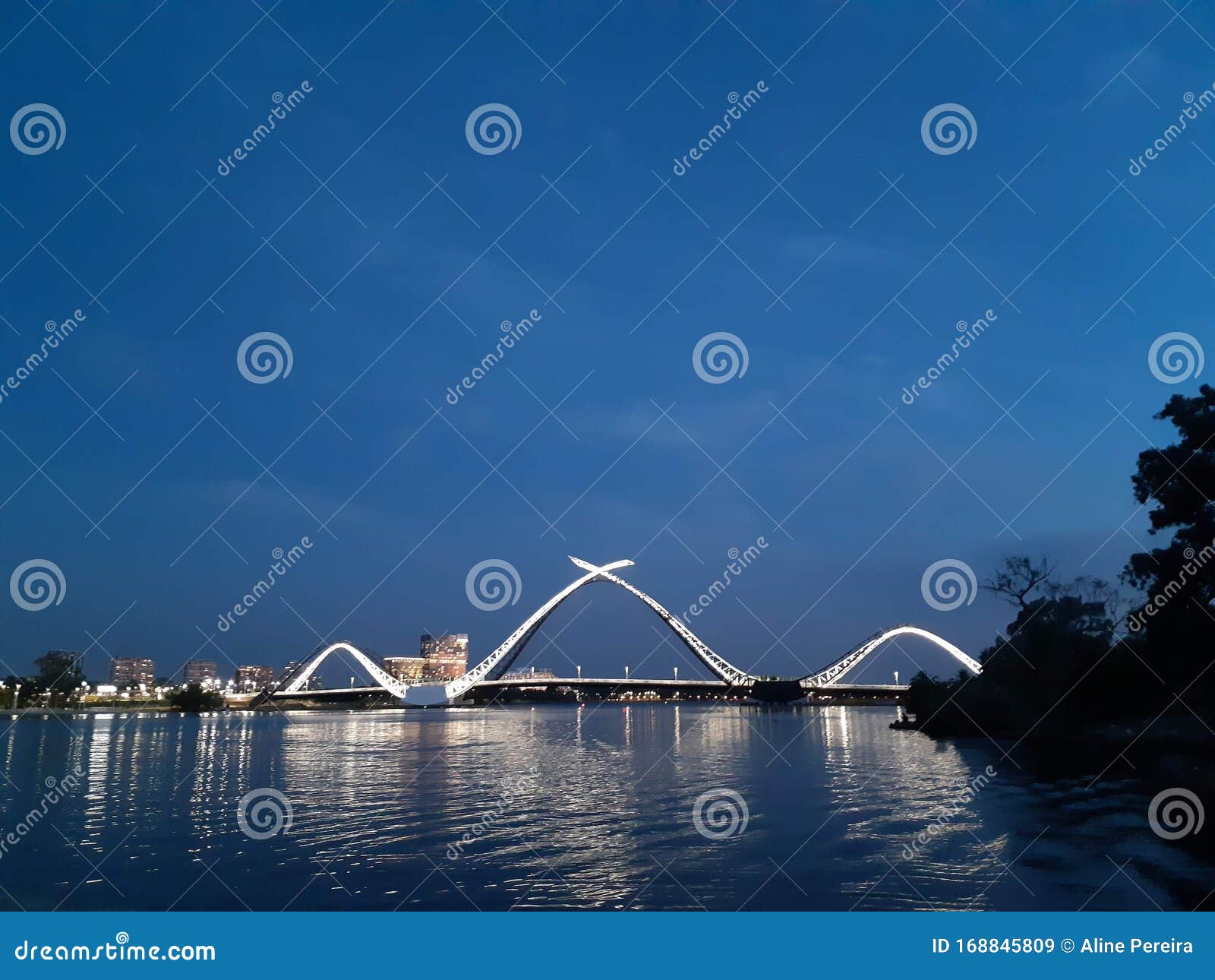 Perth Western Australia Bridge Stock Image - Image of water, western ...