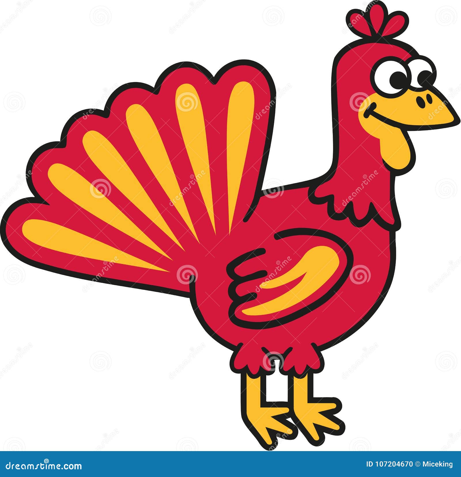 Peru Bonito Dos Desenhos Animados Ilustração do Vetor - Ilustração de ...